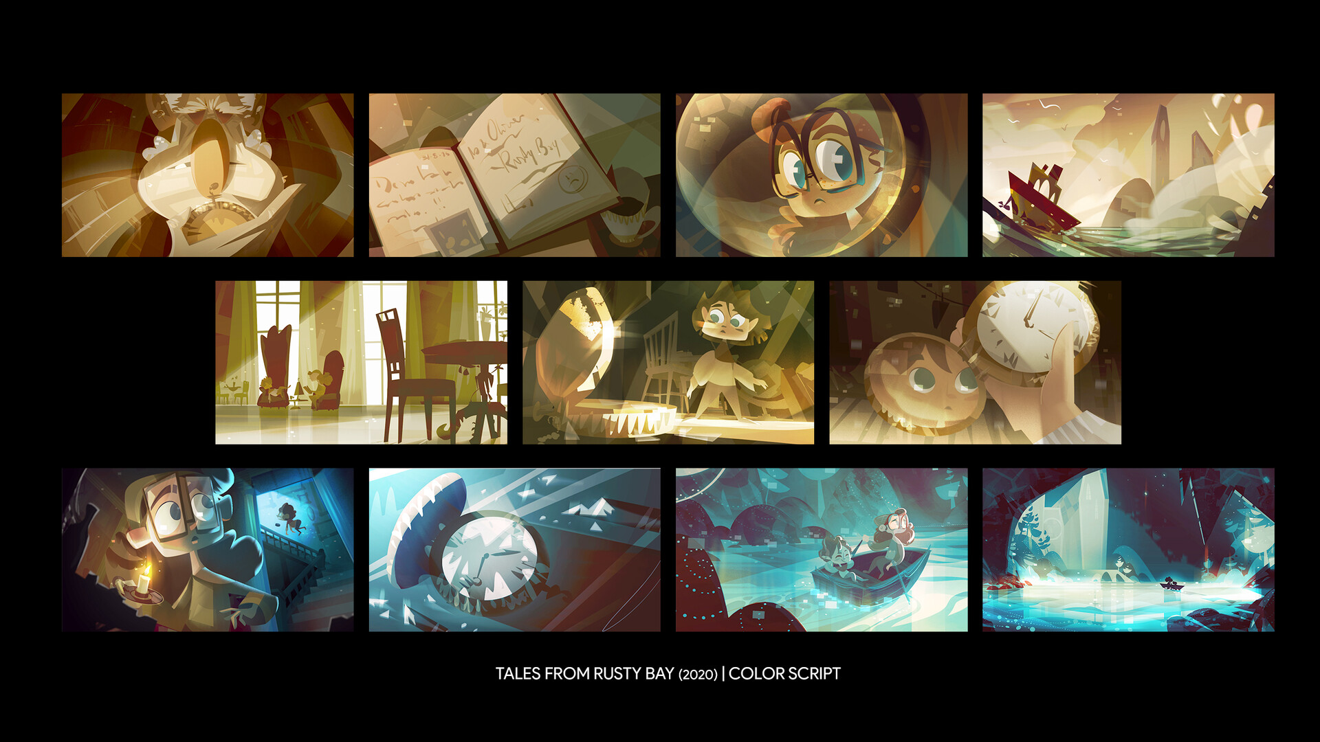 ArtStation - Color Script - Tales from Rusty Bay (2020)