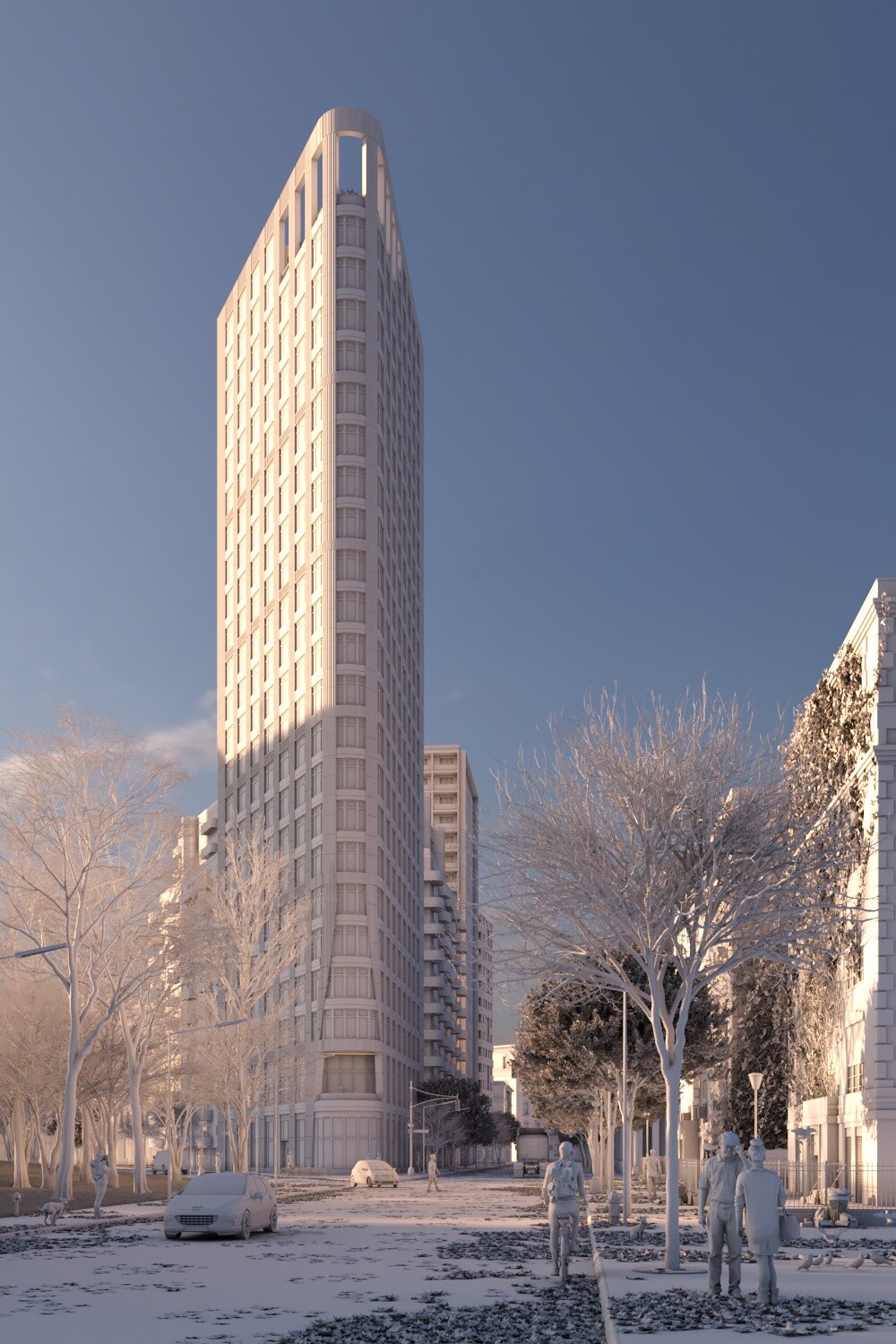 Skyscraper Rendering