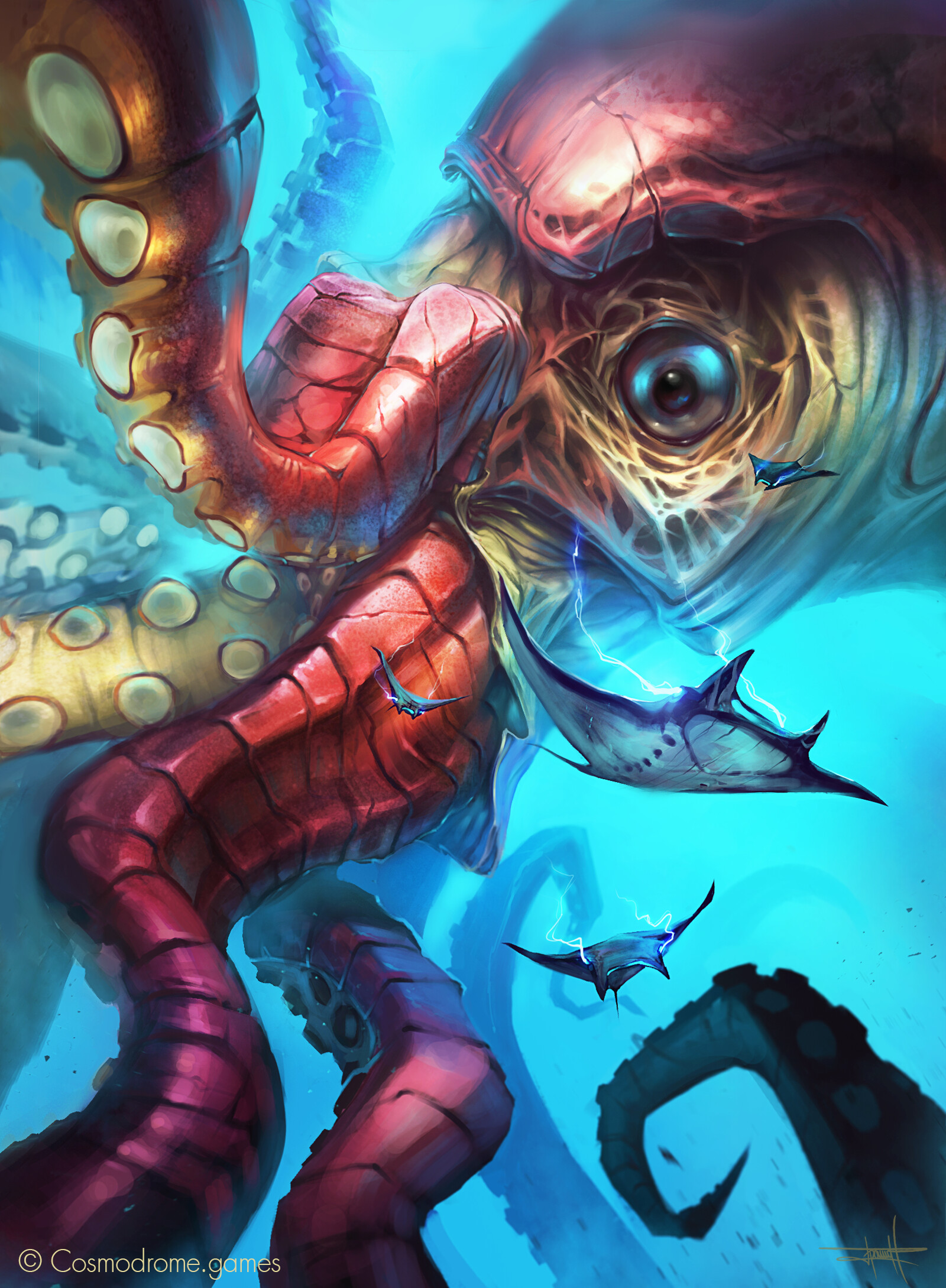 ArtStation - Colossal Squid