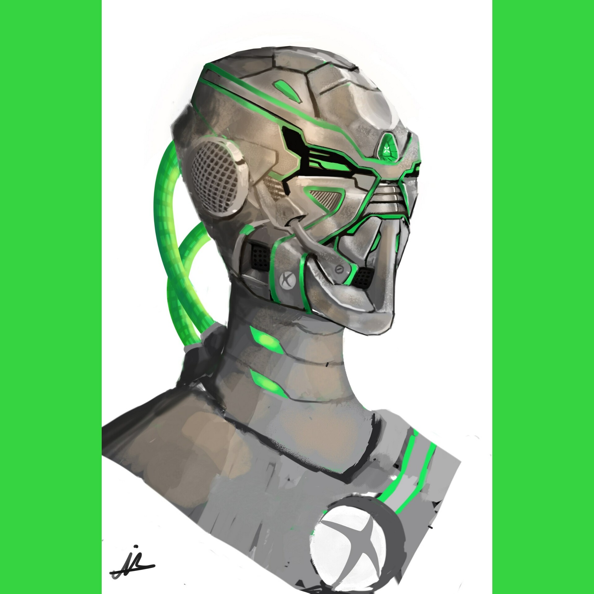 ArtStation - Xbox charachter