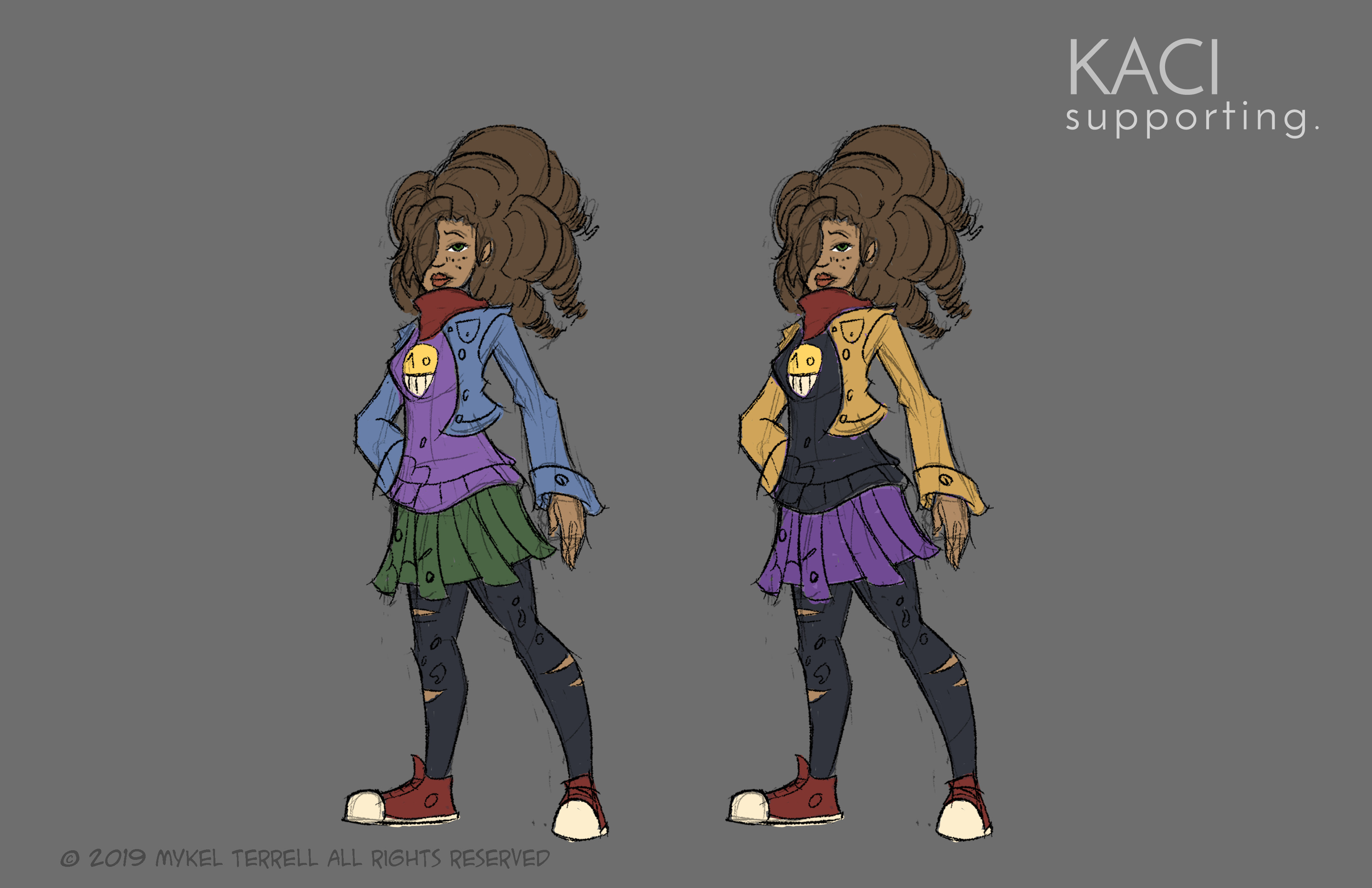 Mykel Terrell - Kaci Liane Walker (character art)
