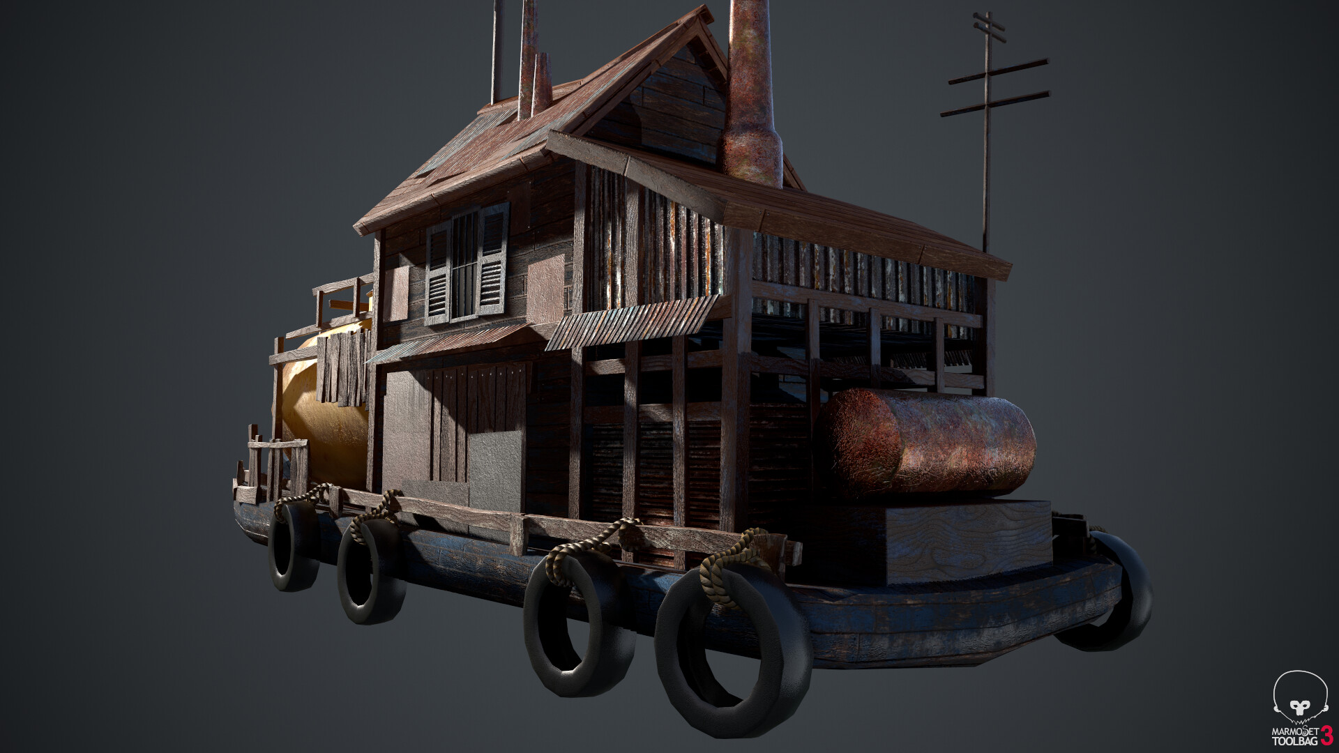 Owen Bunzel - Rustic Houseboat