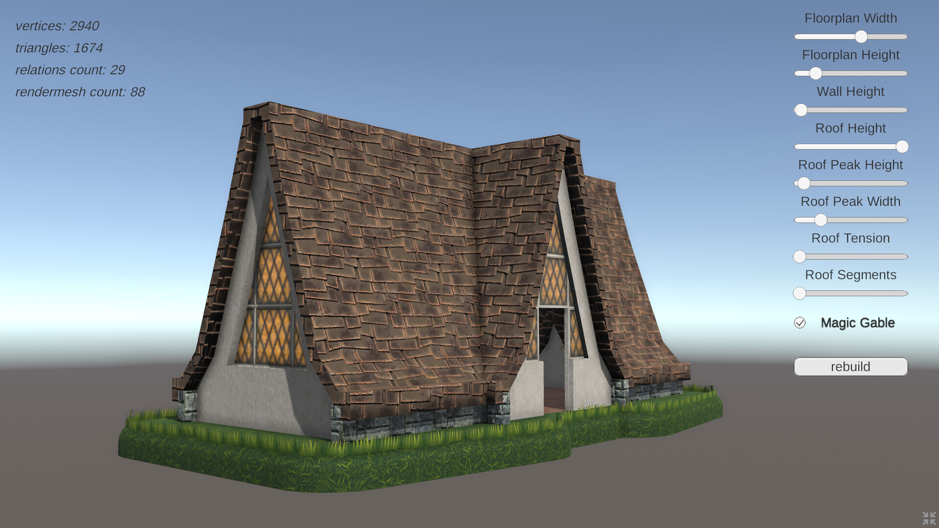 ArtStation - Parametric Cottage