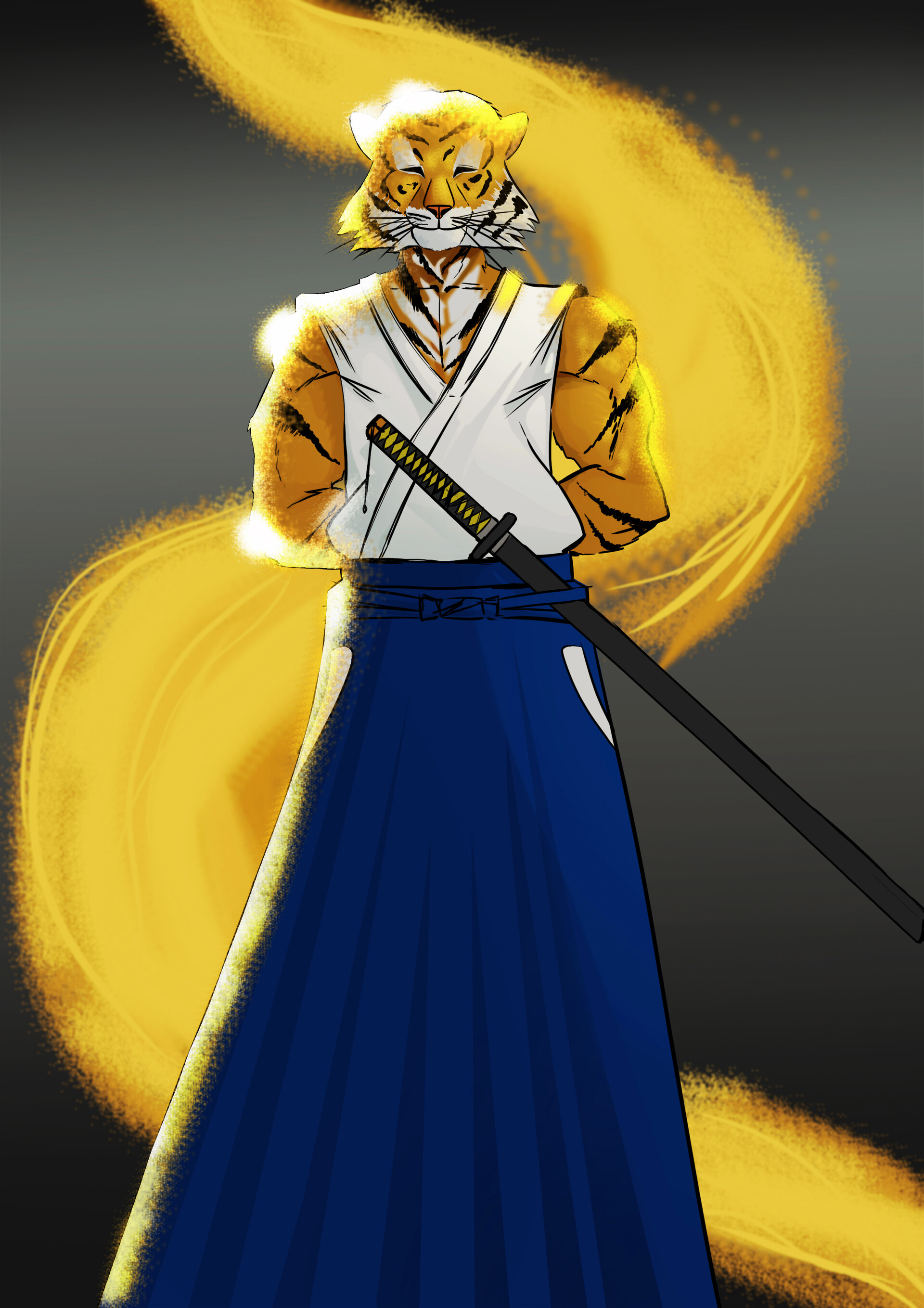ArtStation - Tiger samuri