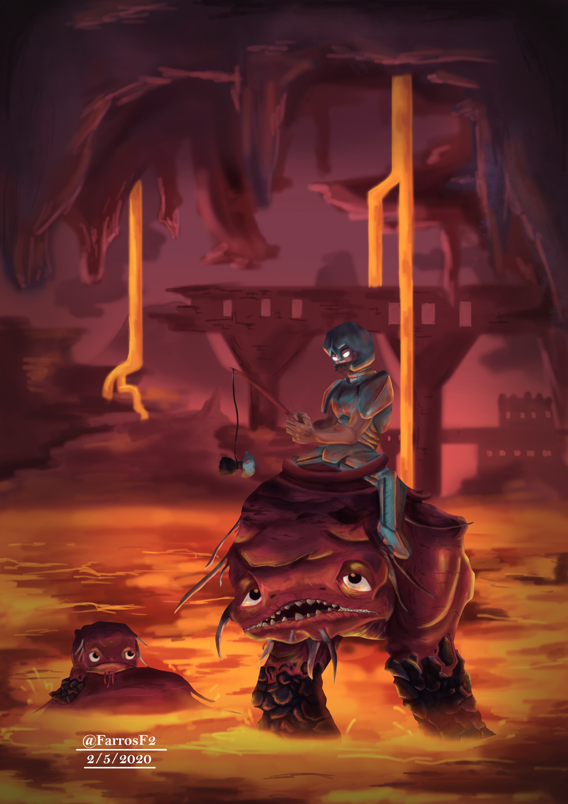 ArtStation - The Blazing Hellscape
