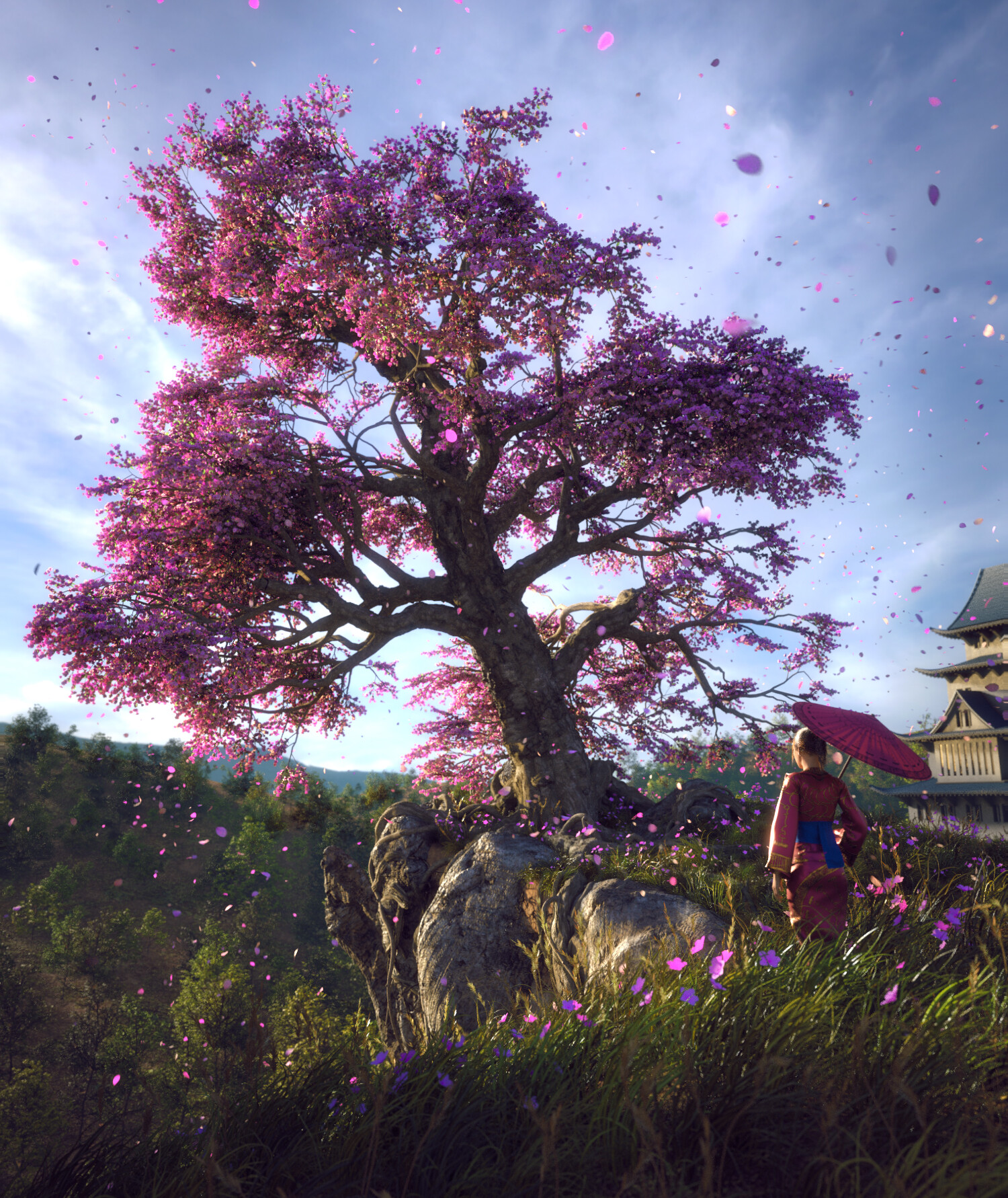 ArtStation - Cherry Scene.