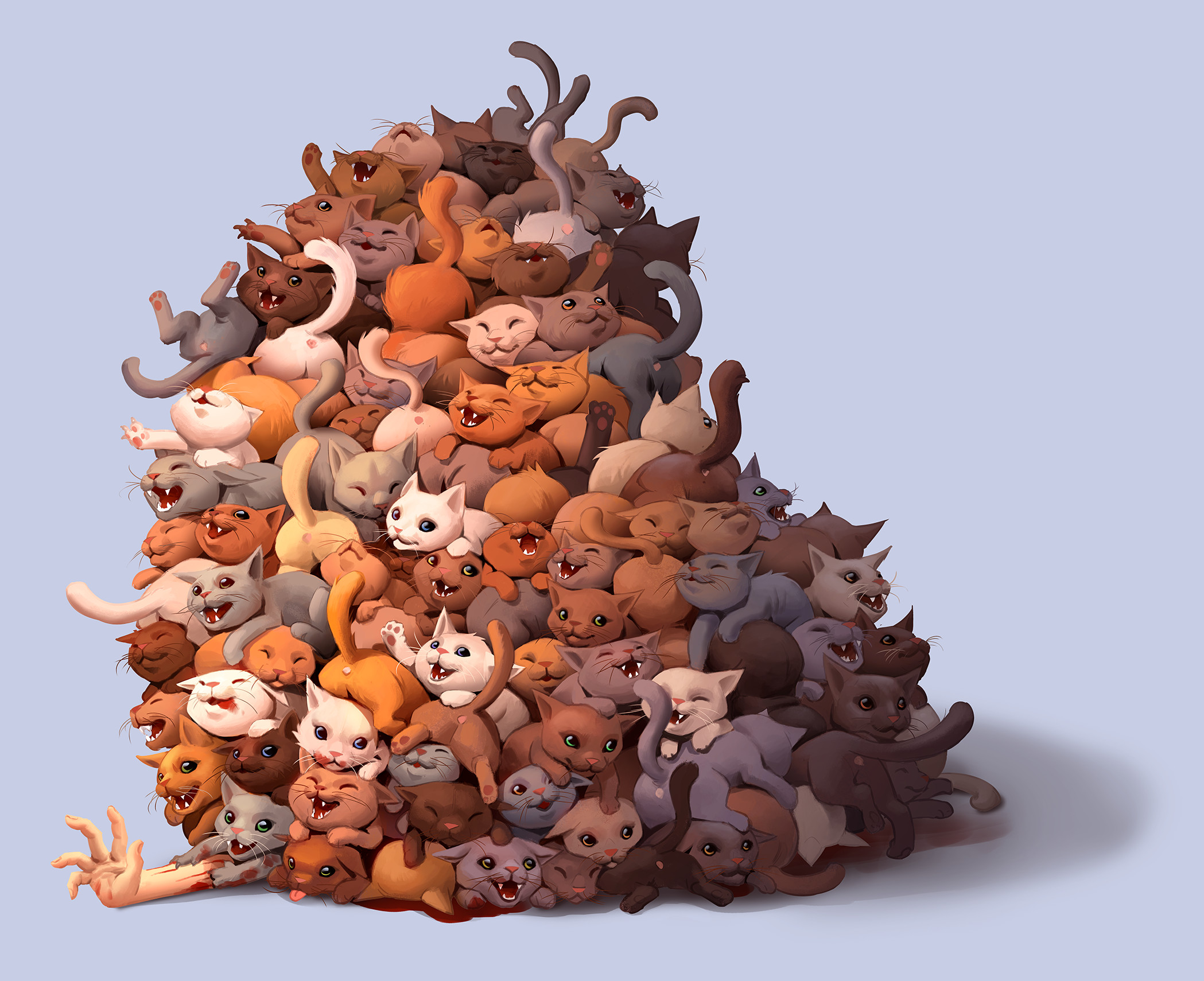 Moniek Schilder - Concept Artist - Fantastical Felines!