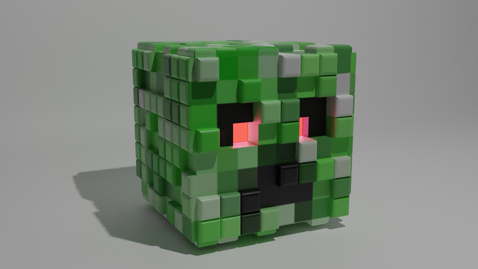 Oliver Bullock Minecraft Creeper Head