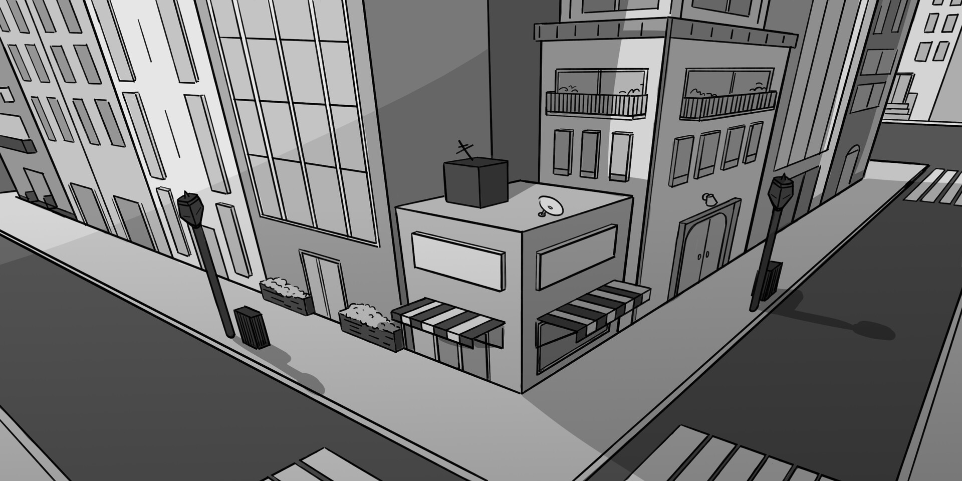 ArtStation - Gray Scale BG