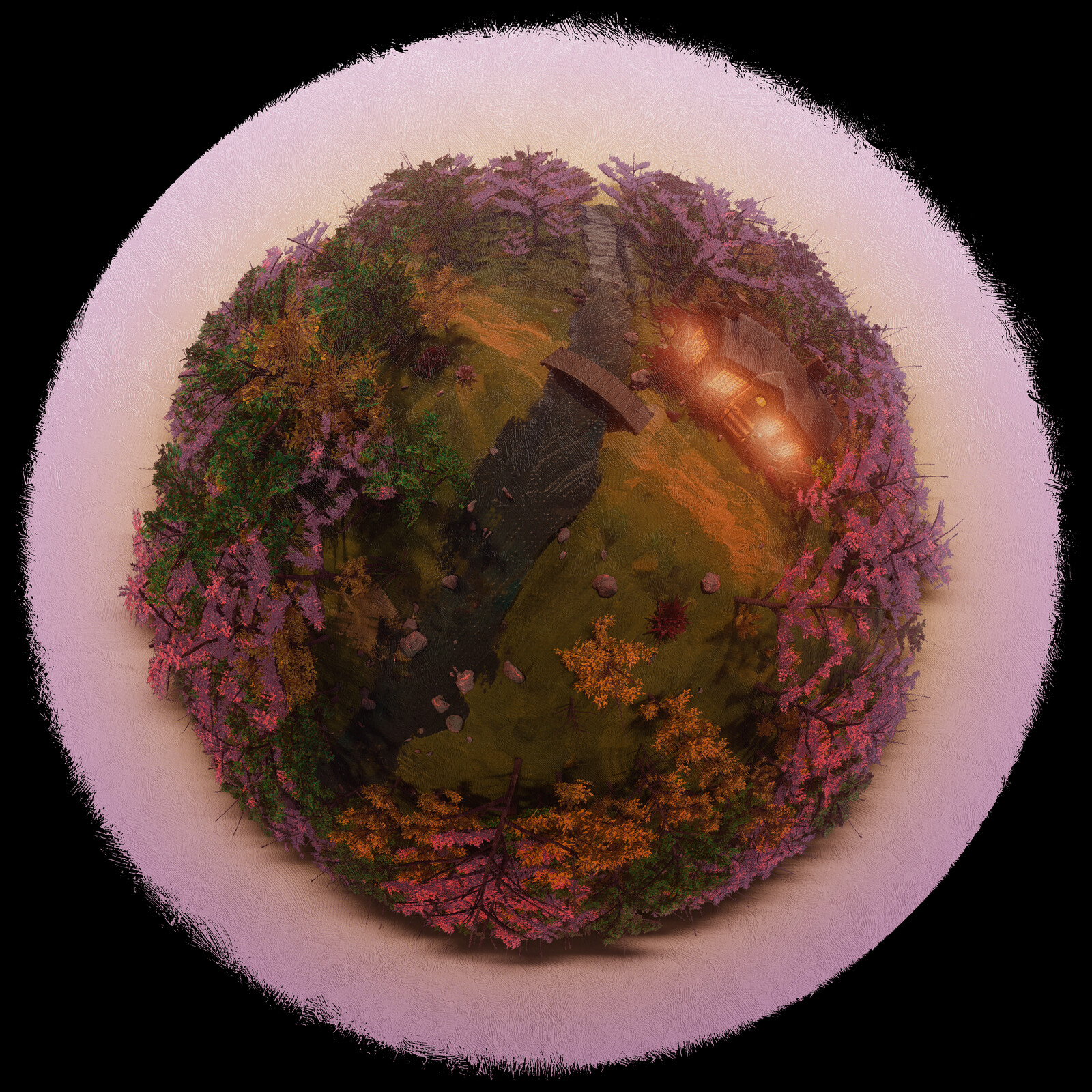 Alan Wyatt - Thomas Kinkade 360 Painted Render