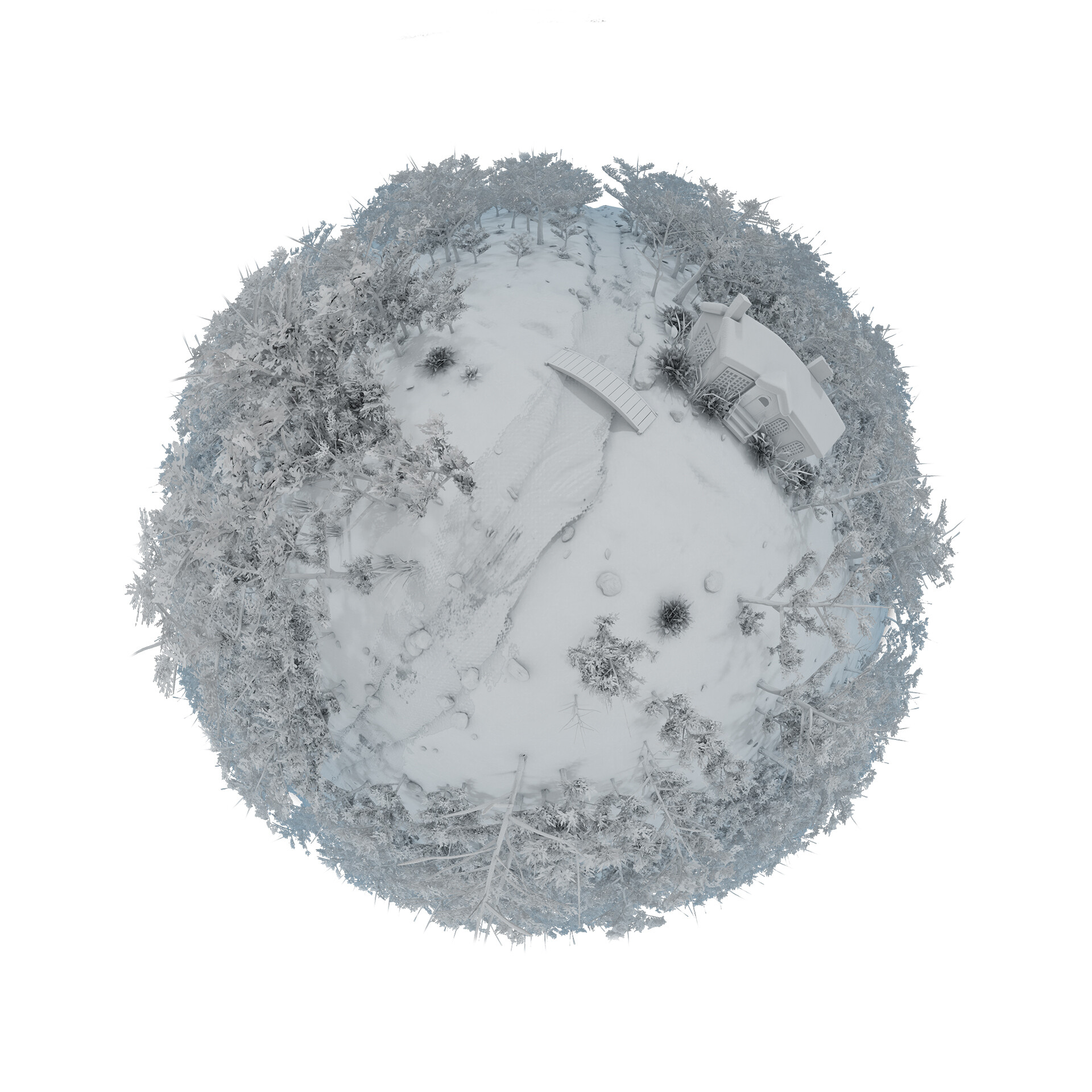 Alan Wyatt - Thomas Kinkade 360 Painted Render