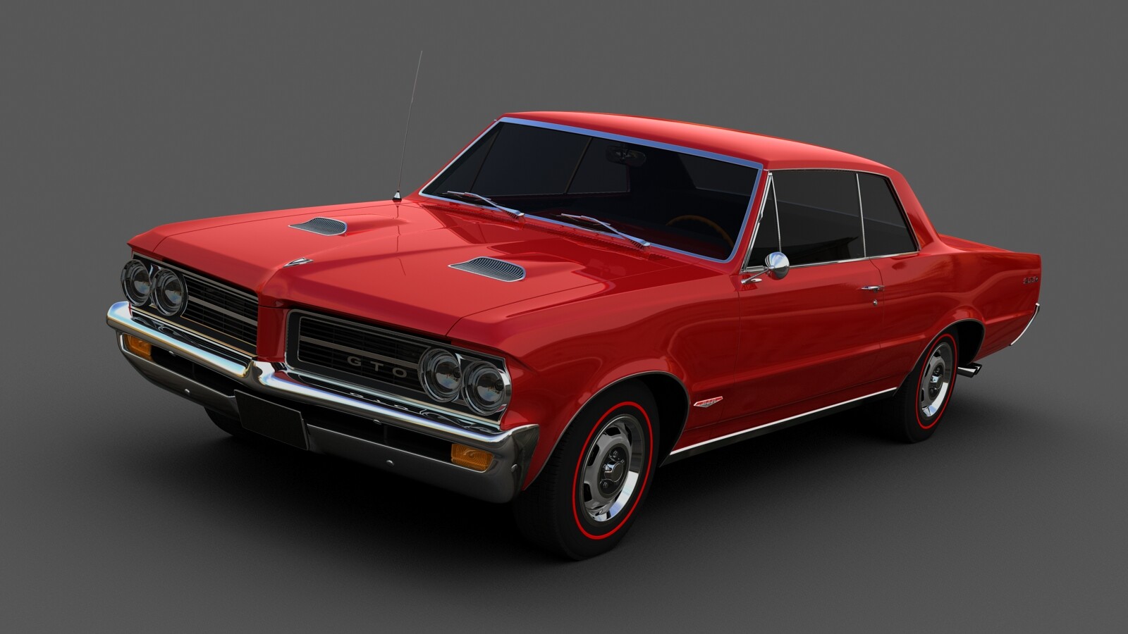 ArtStation - Pontiac GTO 1964
