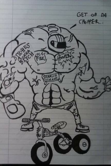 ArtStation - Biker Mutant