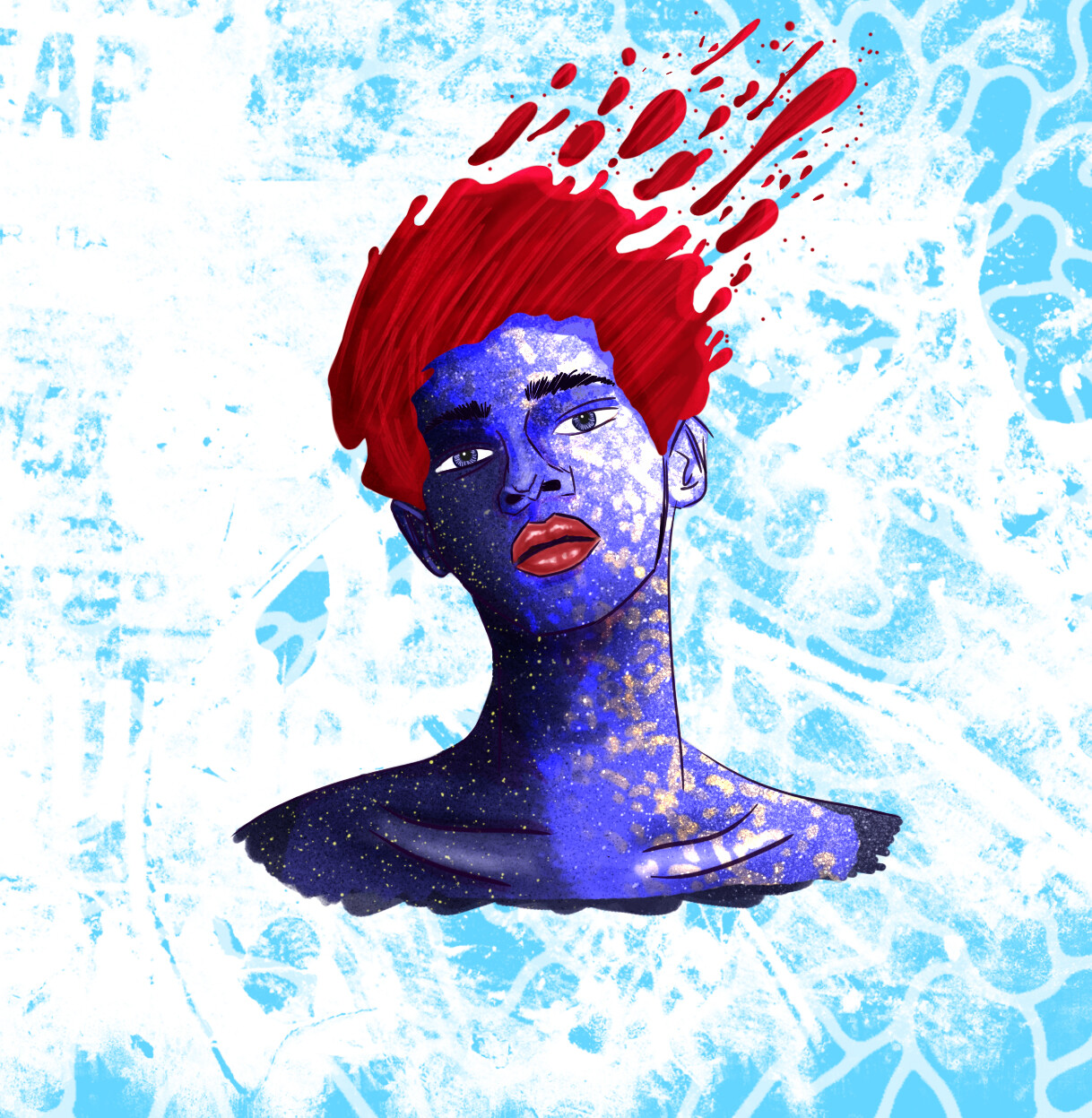 ArtStation - Liquid portrait