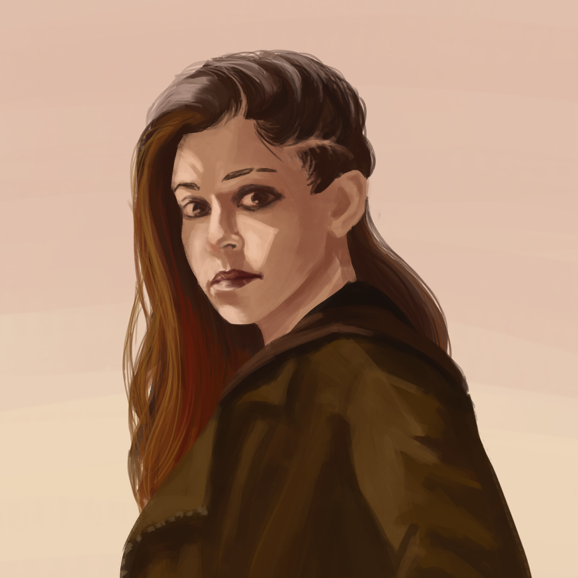 ArtStation - Art Study - post-apocalyptic portrait