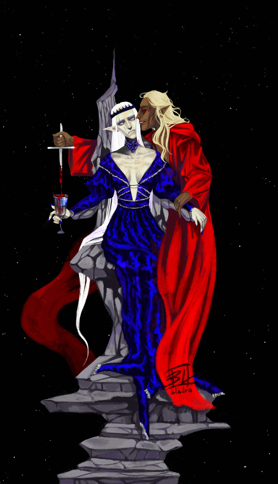 ArtStation - queen and lover