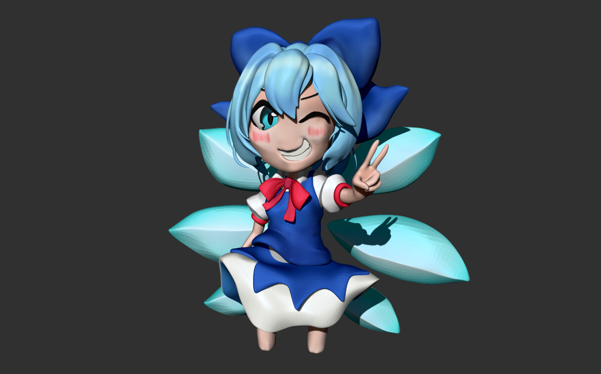 ArtStation - Cirno 3D Model
