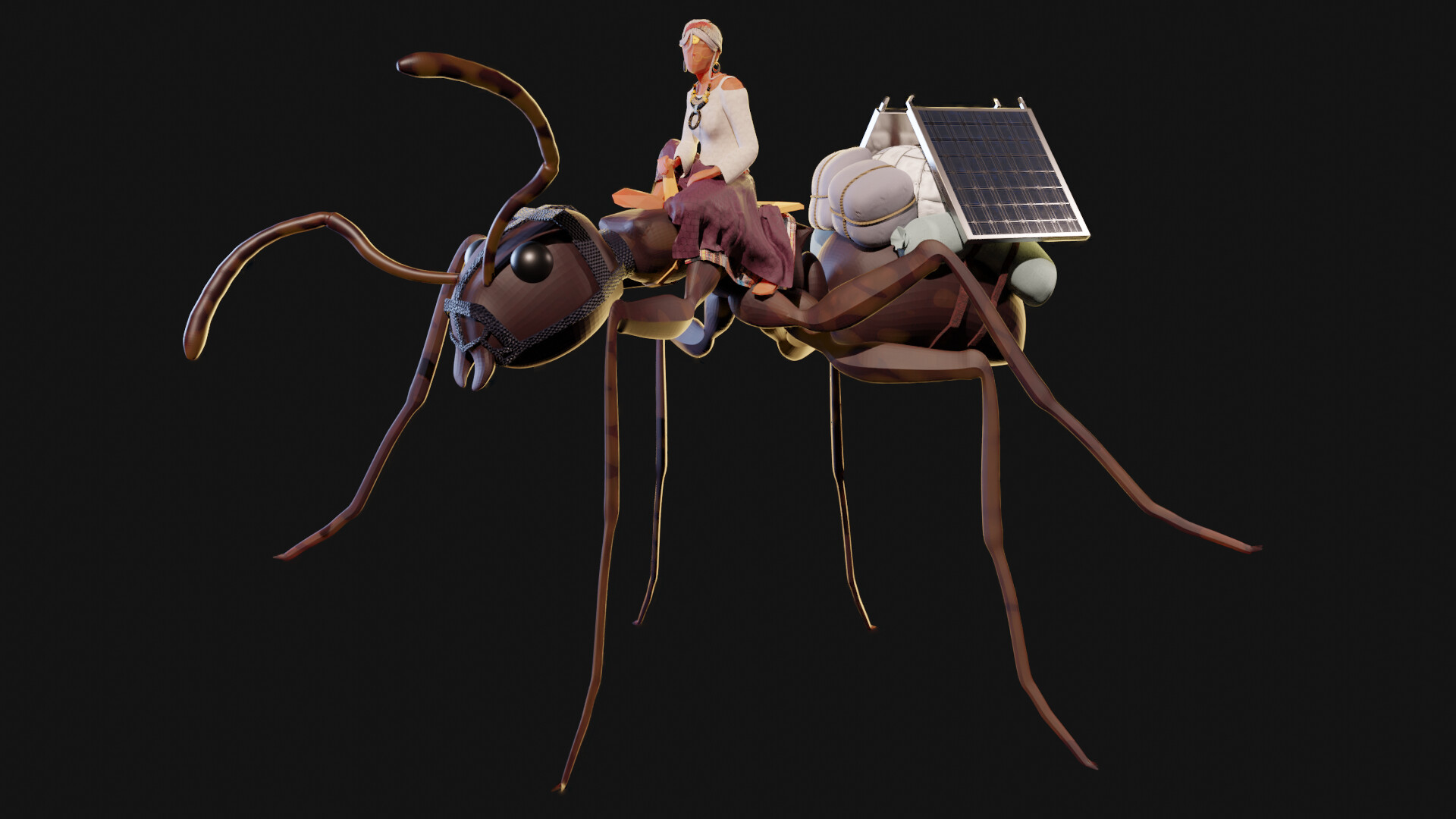 ArtStation - Ant rider - Work in progress