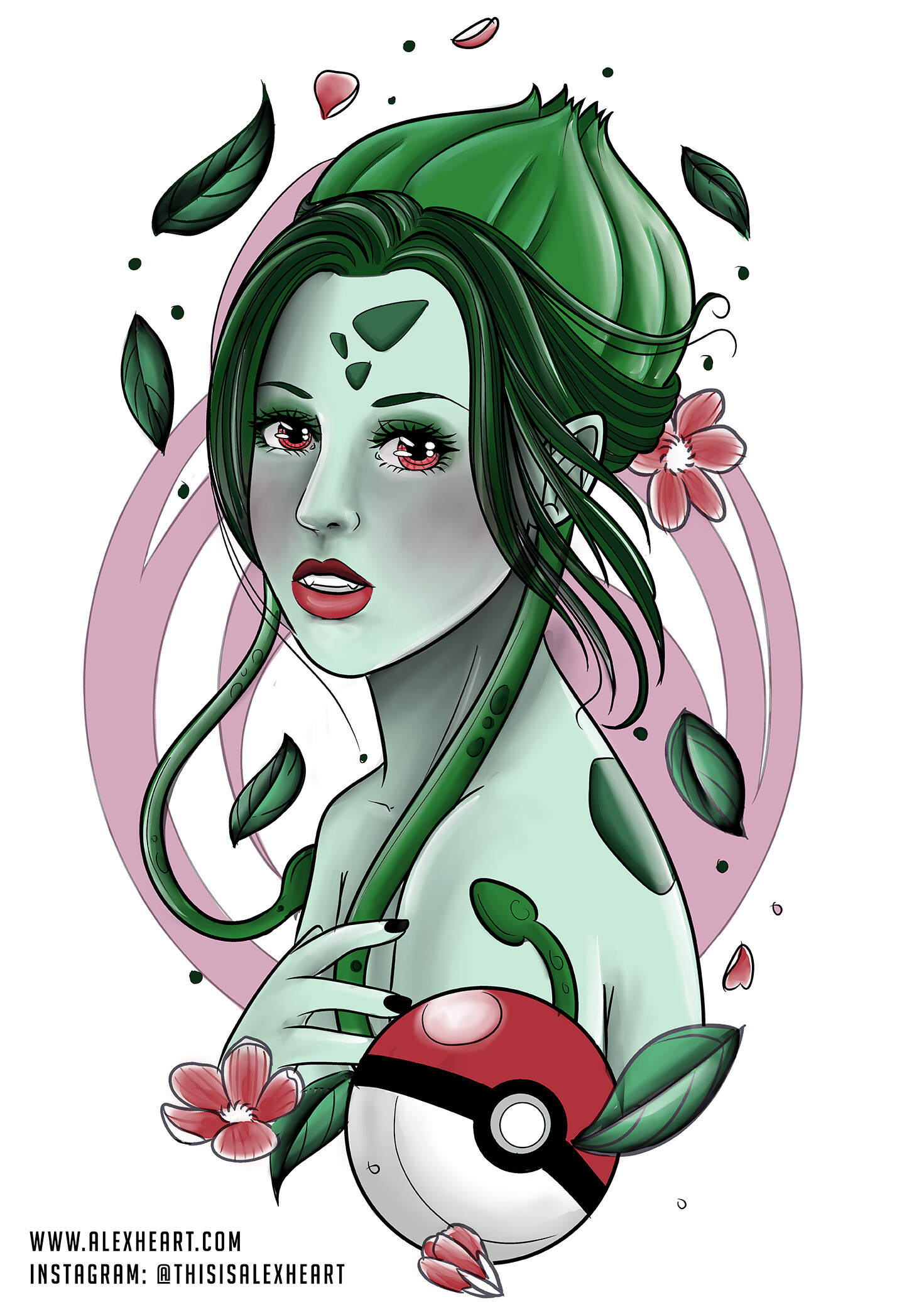 ArtStation - Bulbasaur Girl