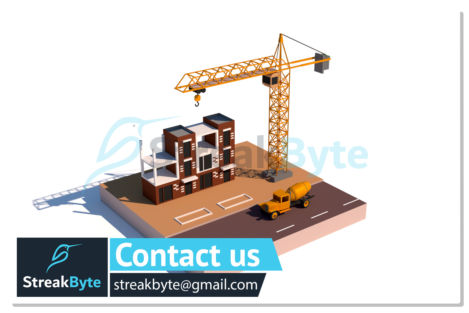 ArtStation - Low Poly Construction Site