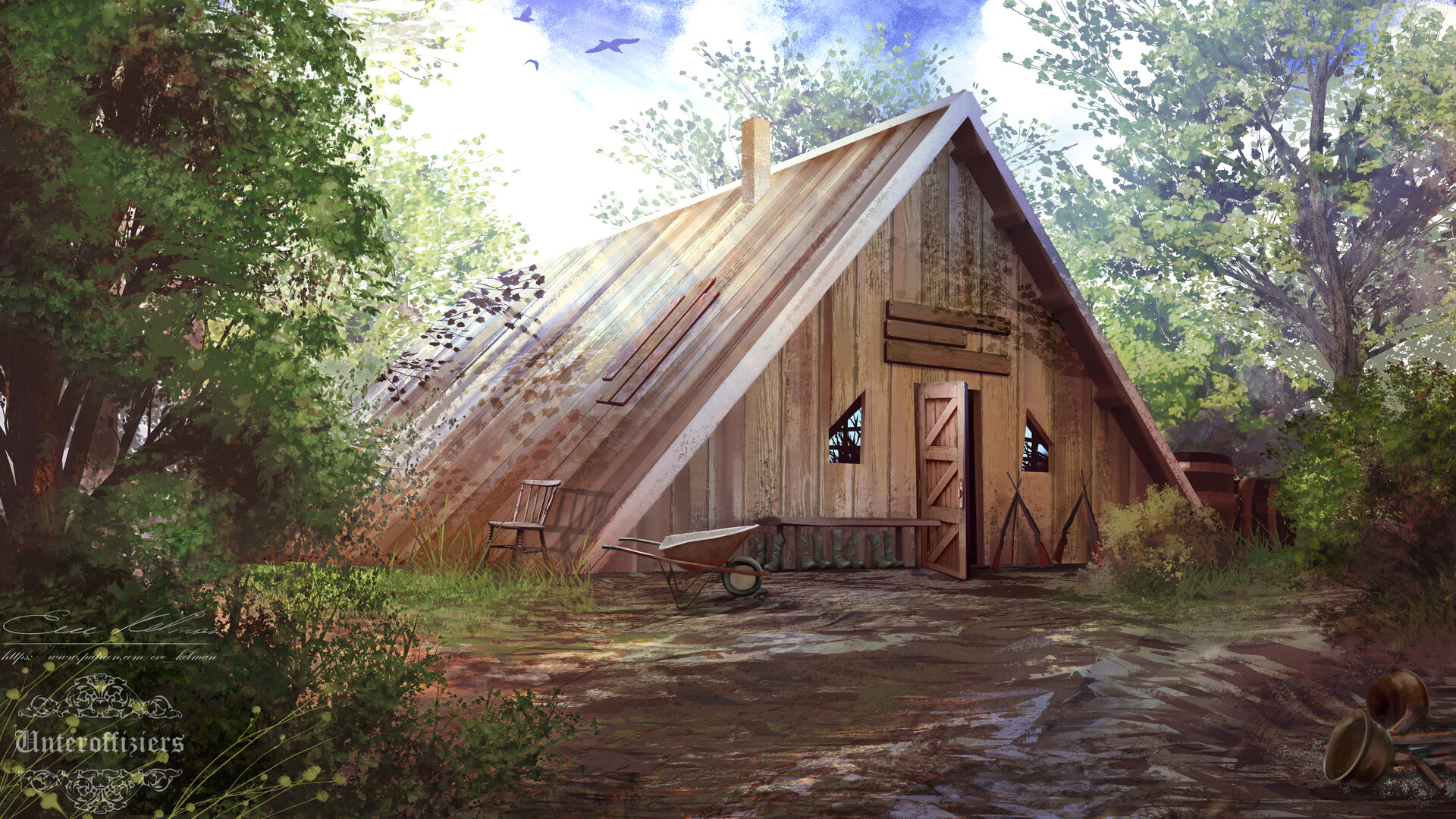 ArtStation - soldiers barracks