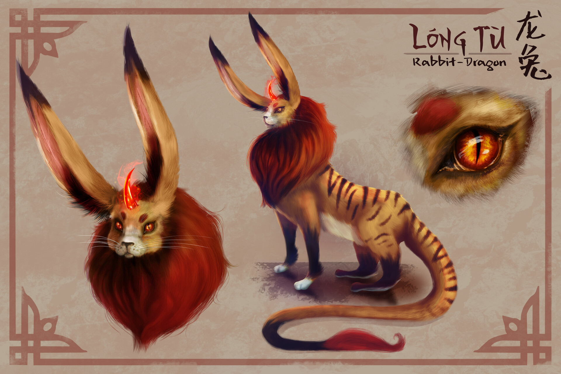 how to draw a rabbit dragon