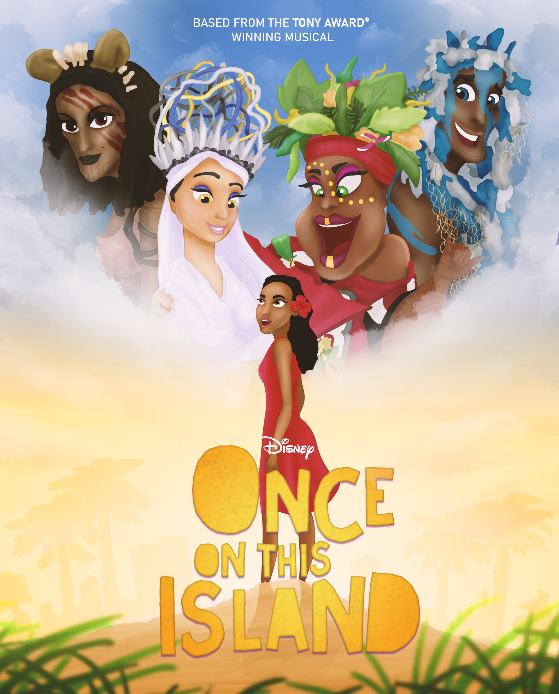 ArtStation - Once On This Island as Disney Animated Film