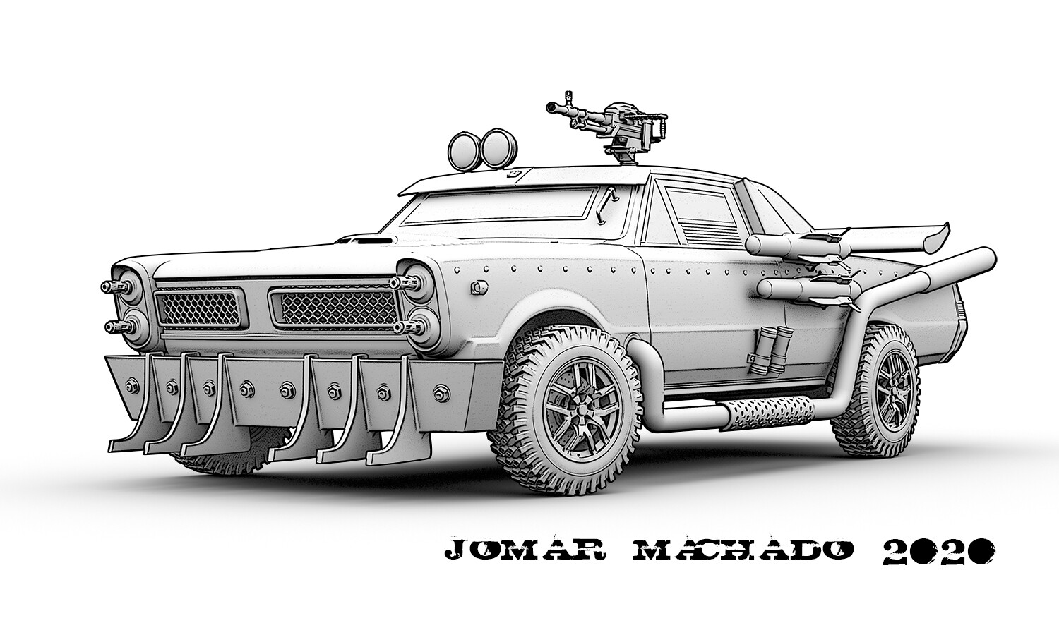mad max car coloring pages