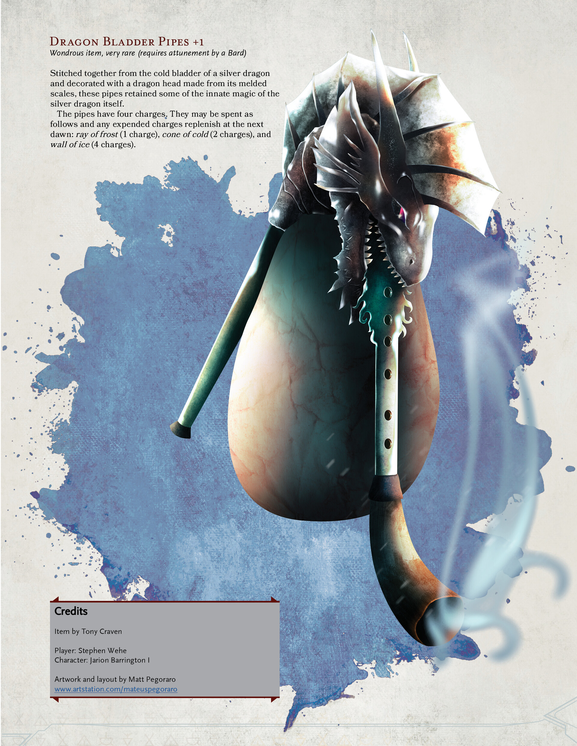 ArtStation - Dragon Bladder Pipes +1