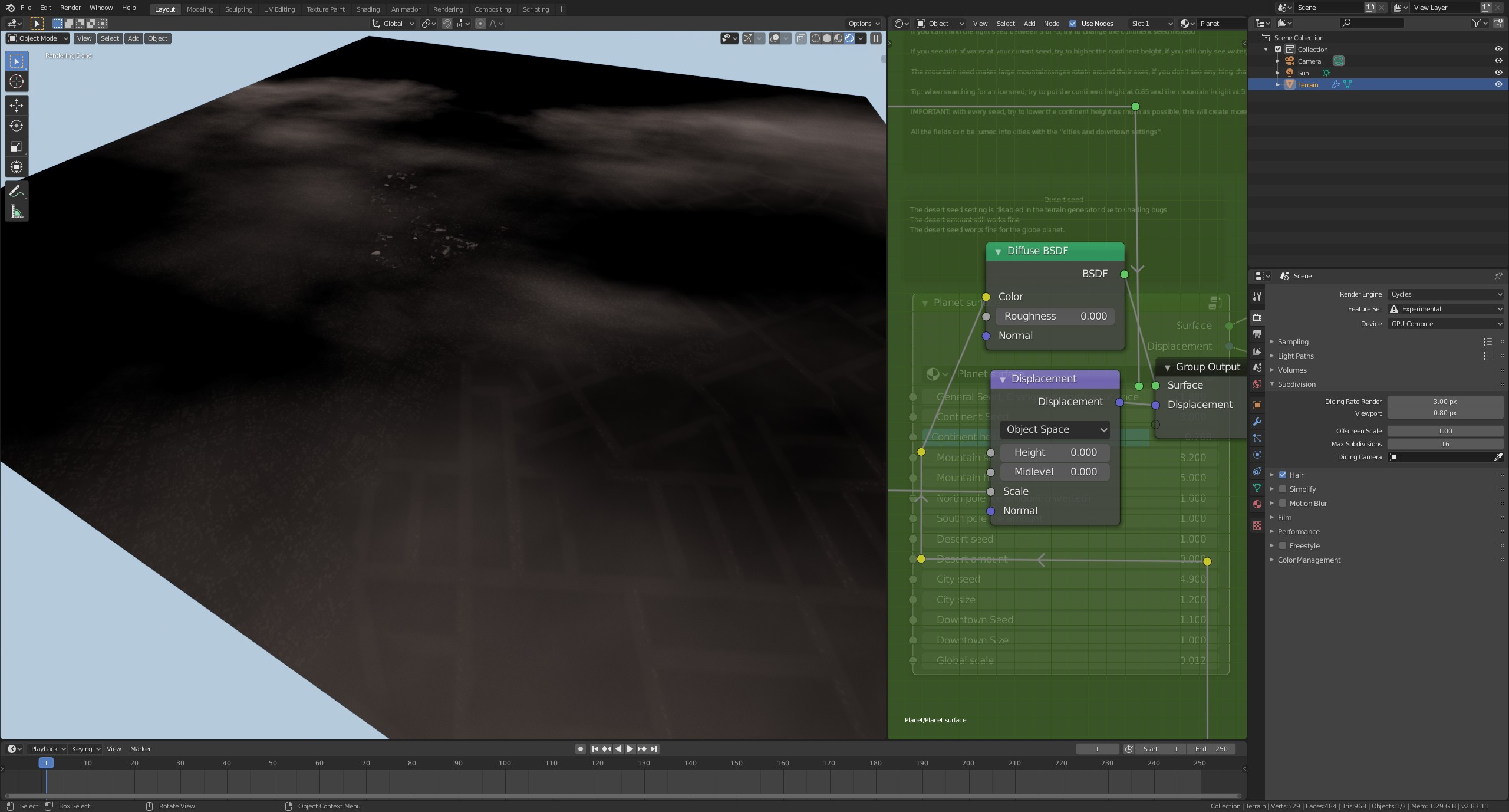 SHcreations - Procedural planet and terrain generator with 3D cities ...