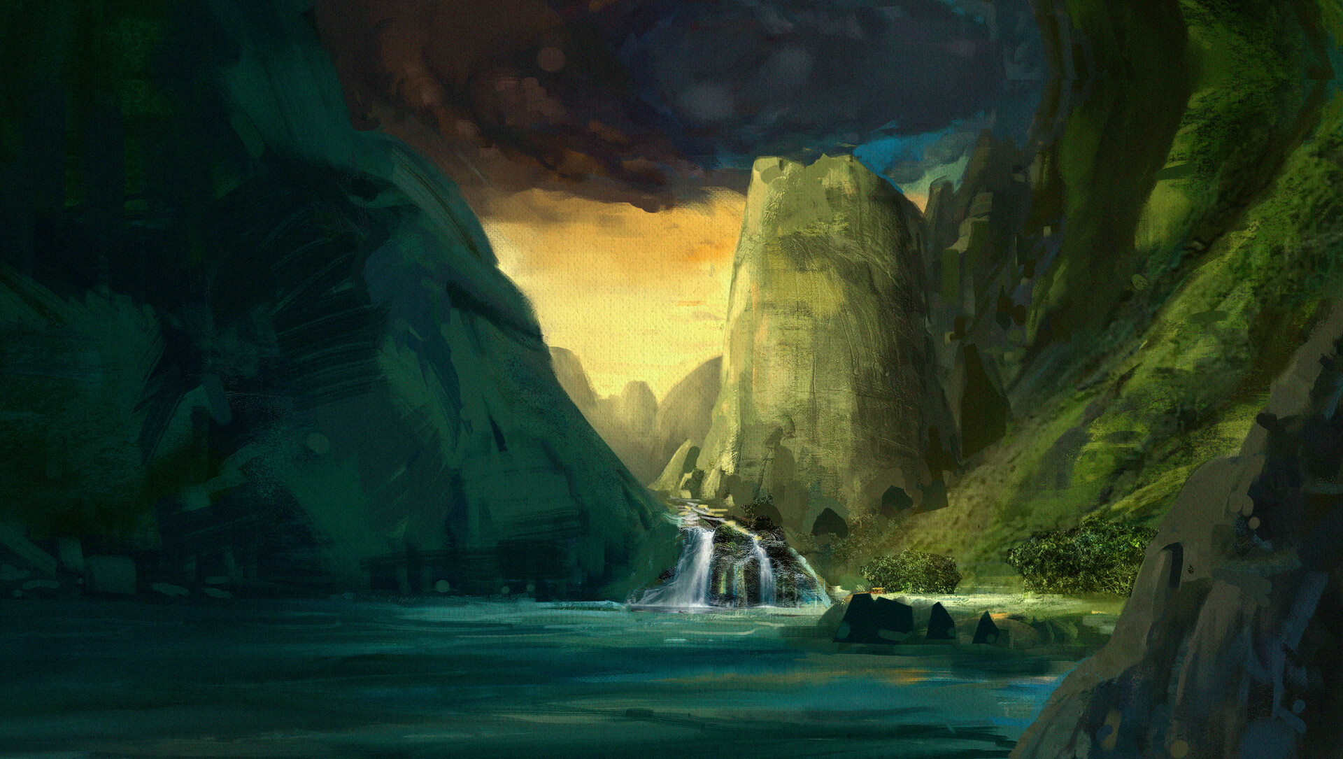 ArtStation - Environment Design - Cascade