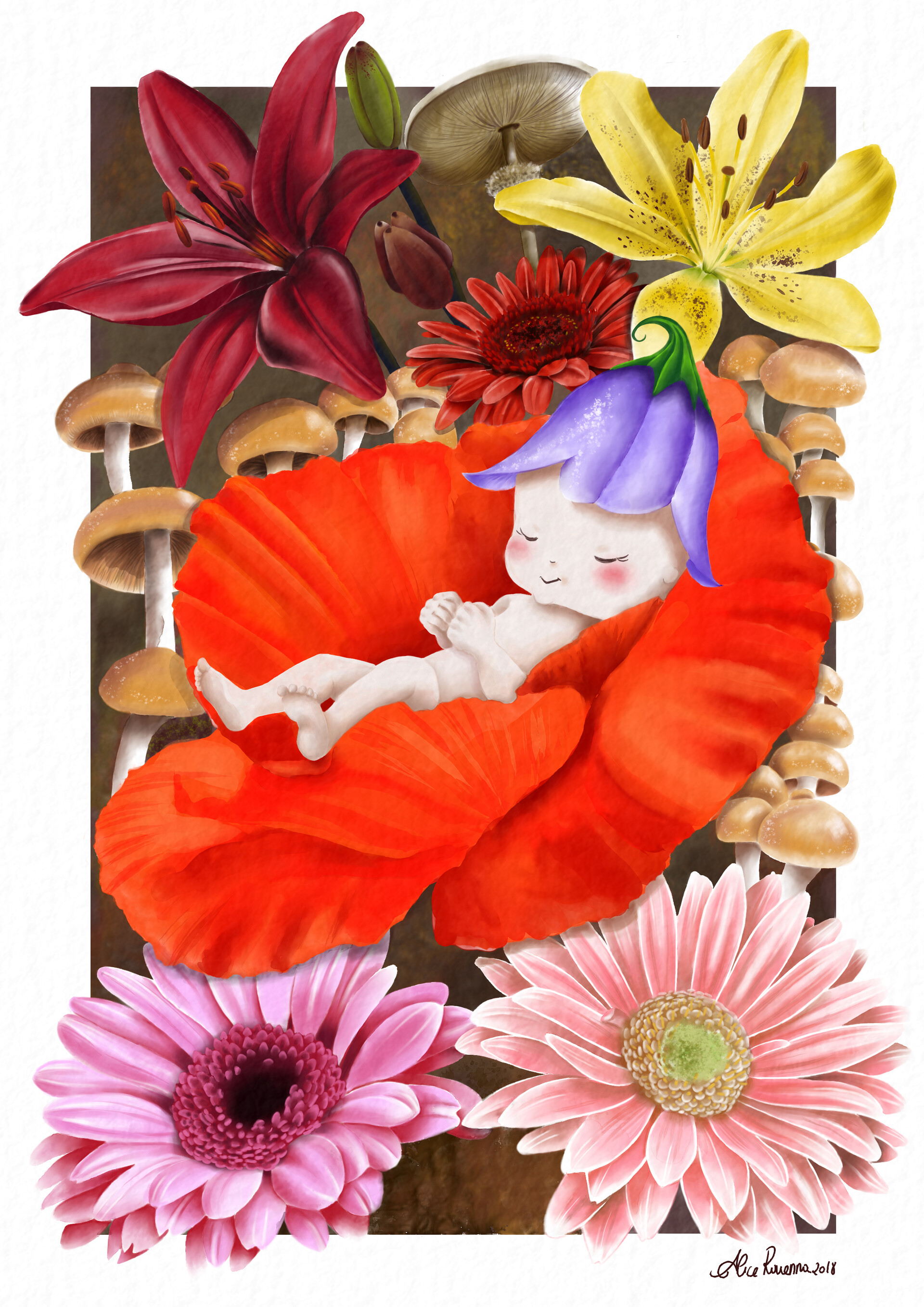 ArtStation - New Born Card