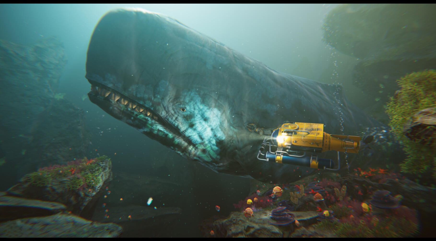 Mariusz Waszczur - Unity HDRP - Underwater Scene