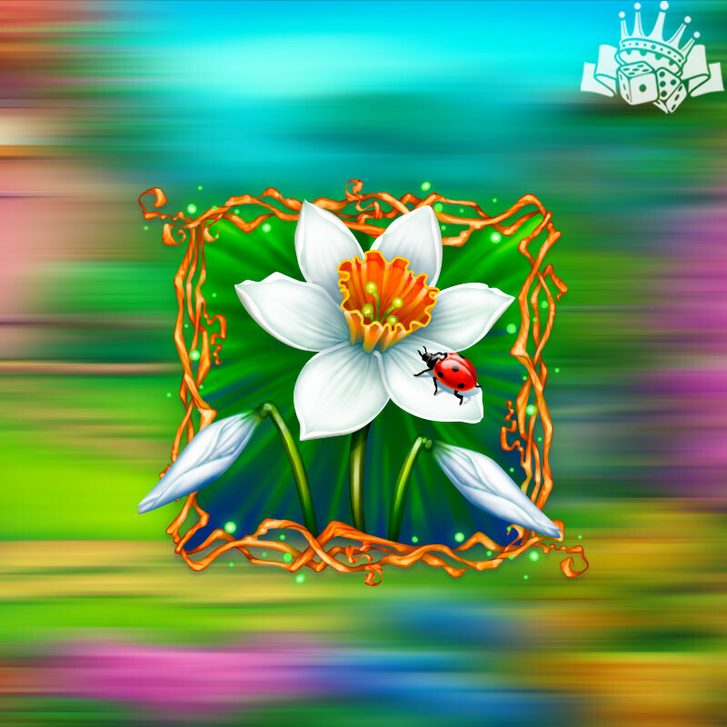 ArtStation - A White Flower as a slot symbol⁠