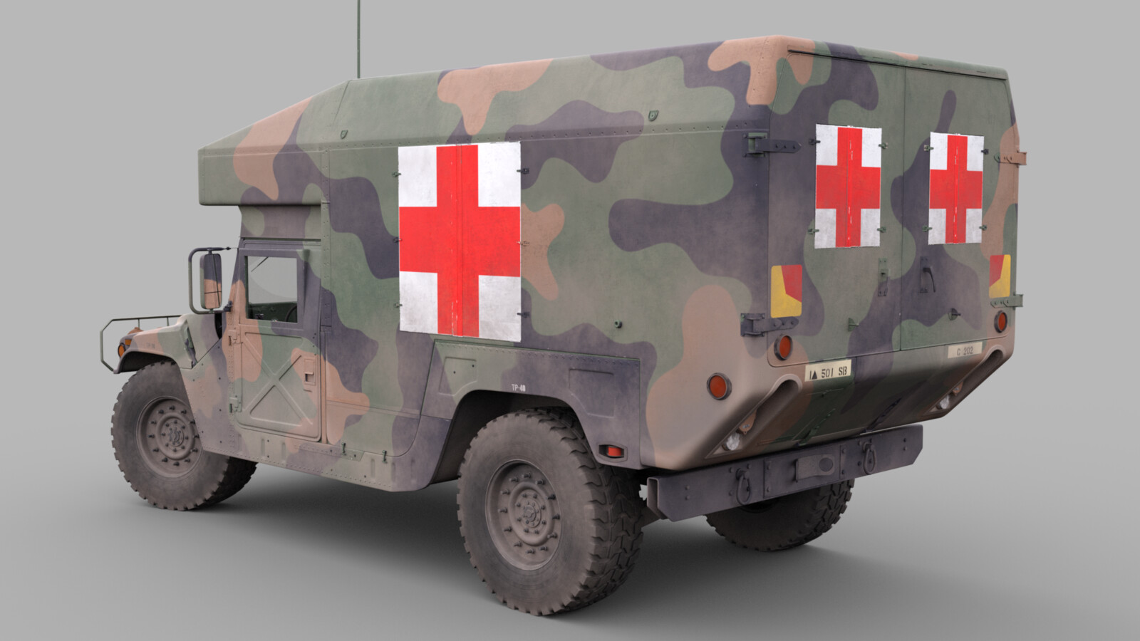 Westfield 3d - U.S.Army M997A1 Maxi Ambulance