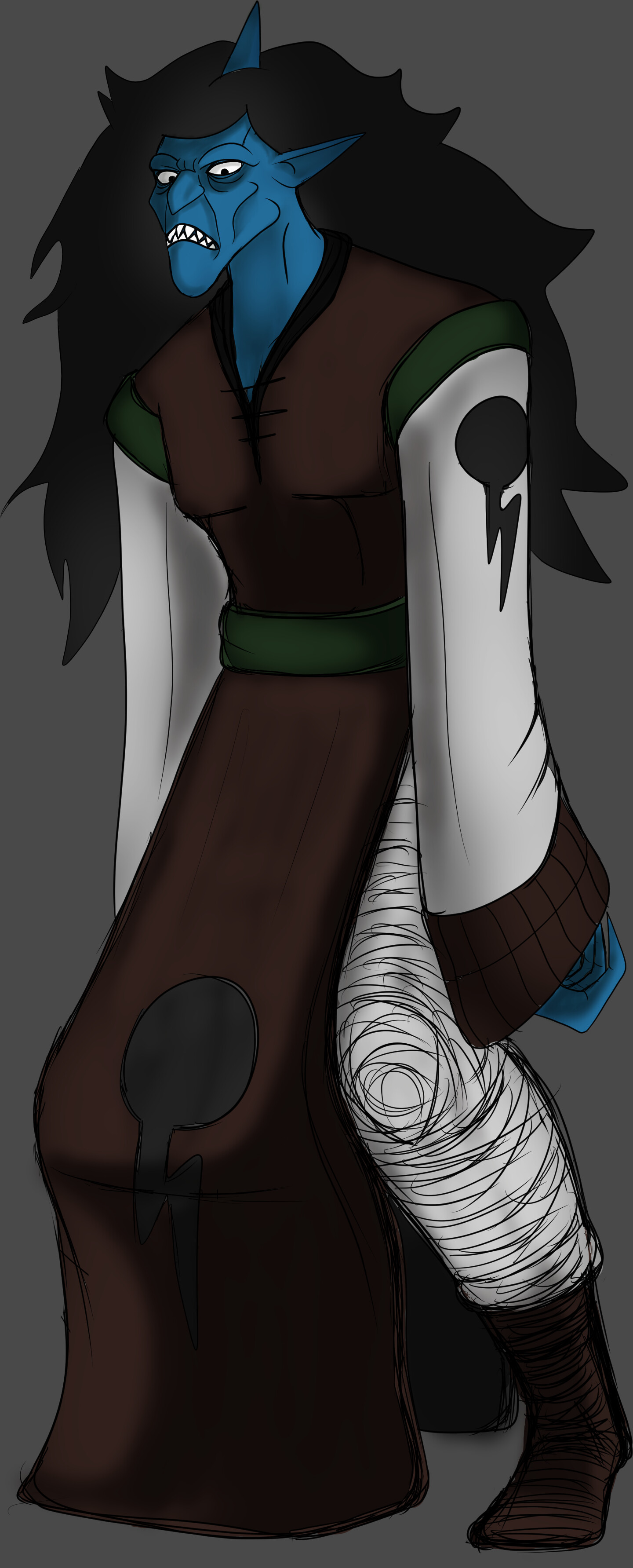 ArtStation - Shadow and Light Oni