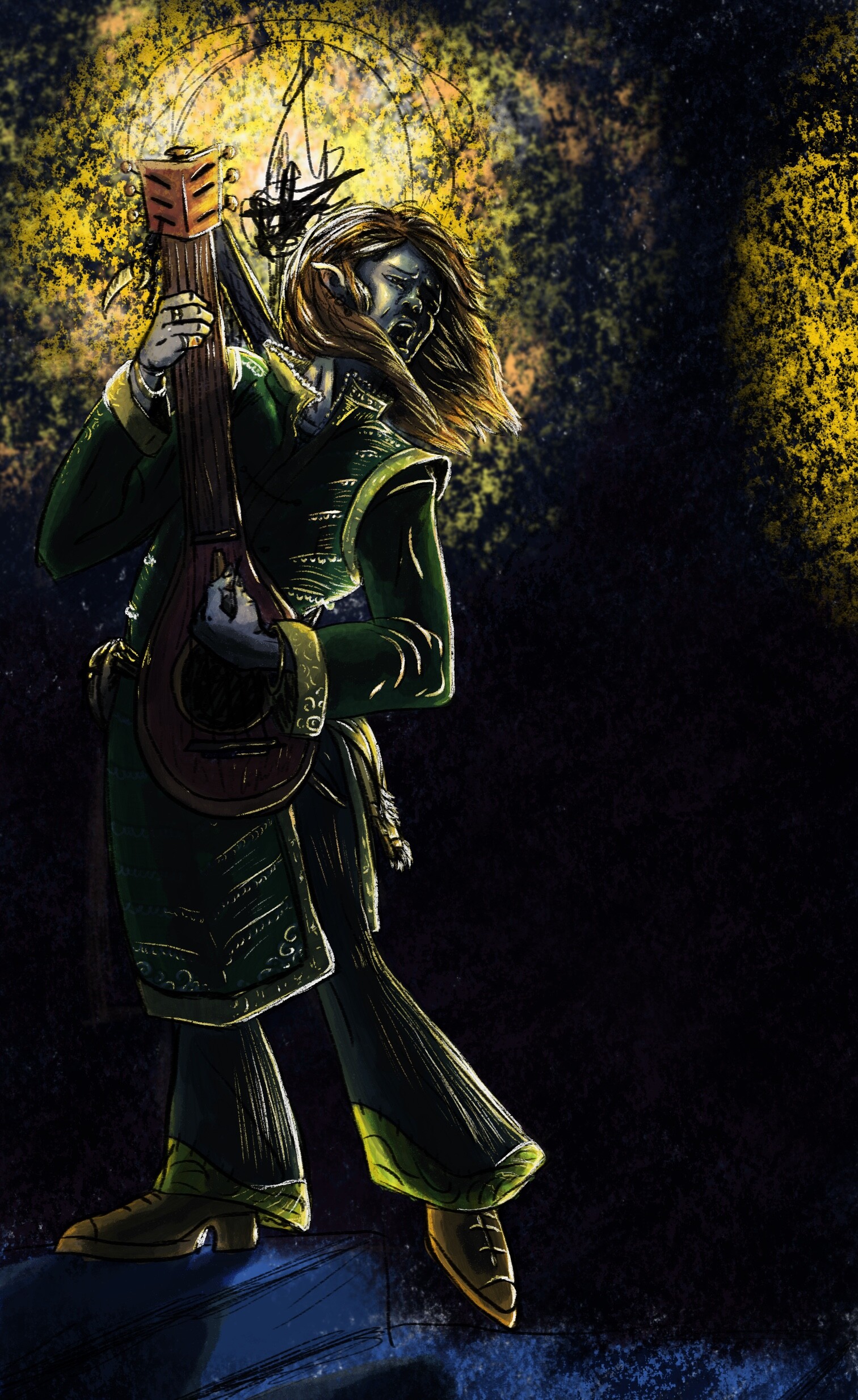 ArtStation - D and D Bard