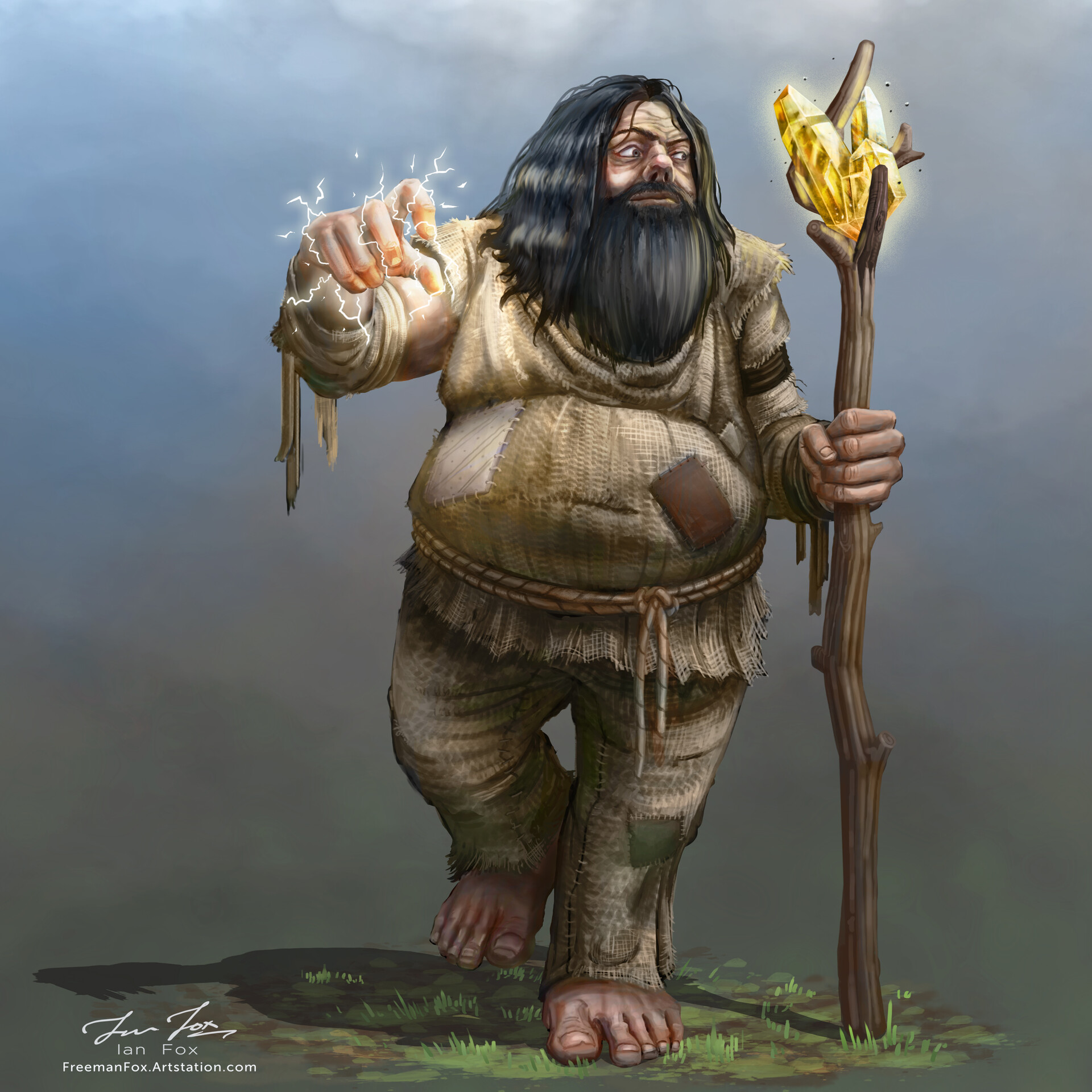 Ian Fox - Borr Burison - Penniless Half-Giant Sorcerer