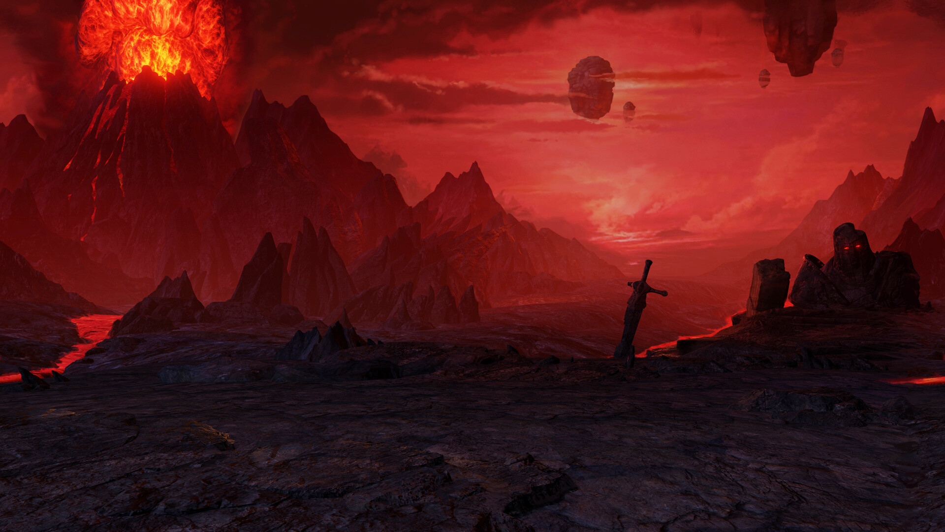 ArtStation - The volcano