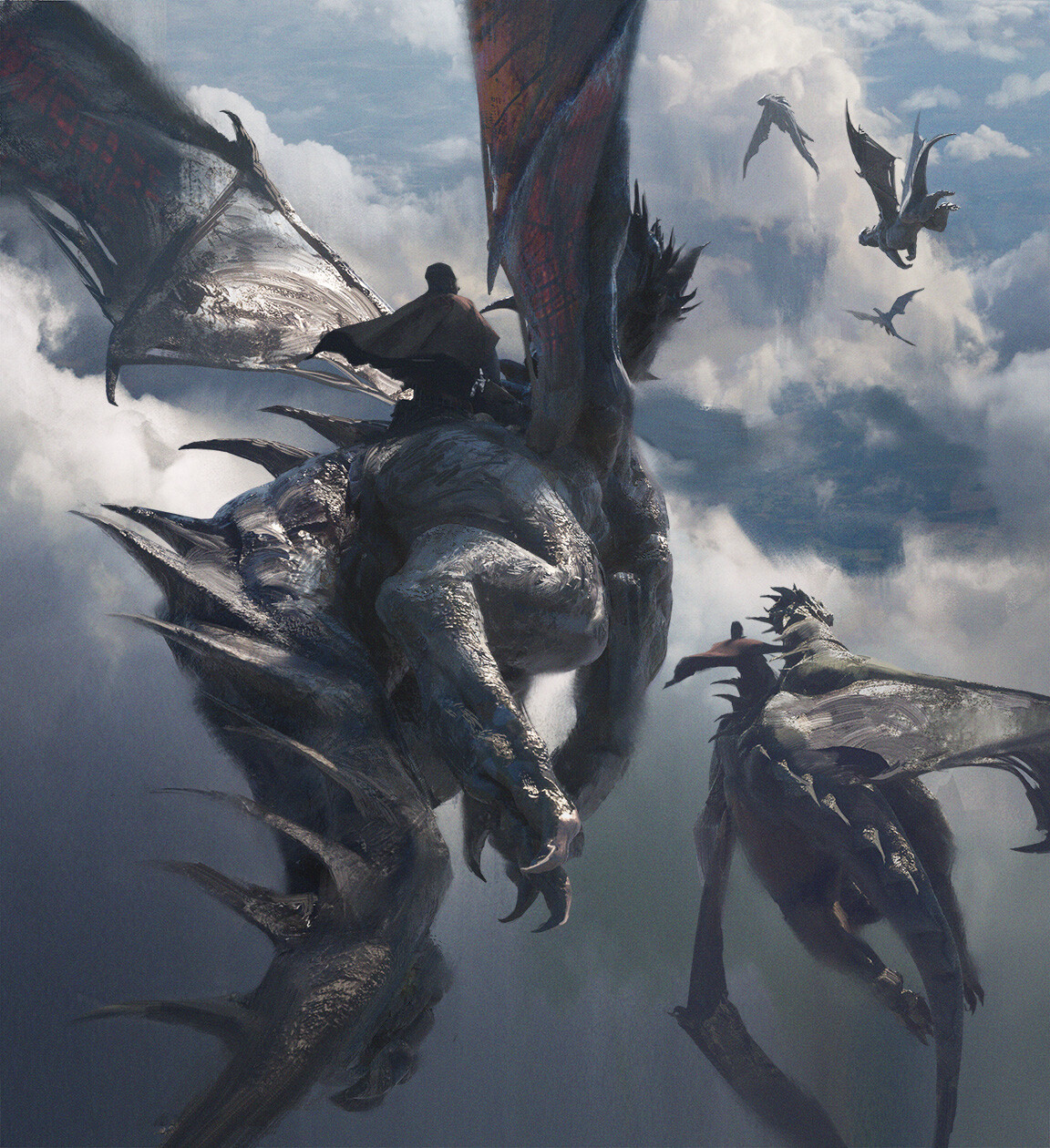 ArtStation - sky dragons