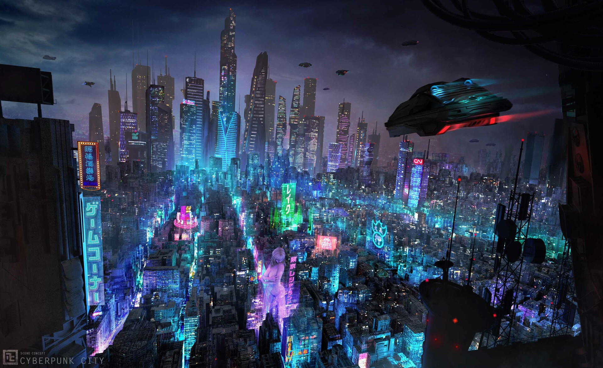 ArtStation - Cyberpunk City