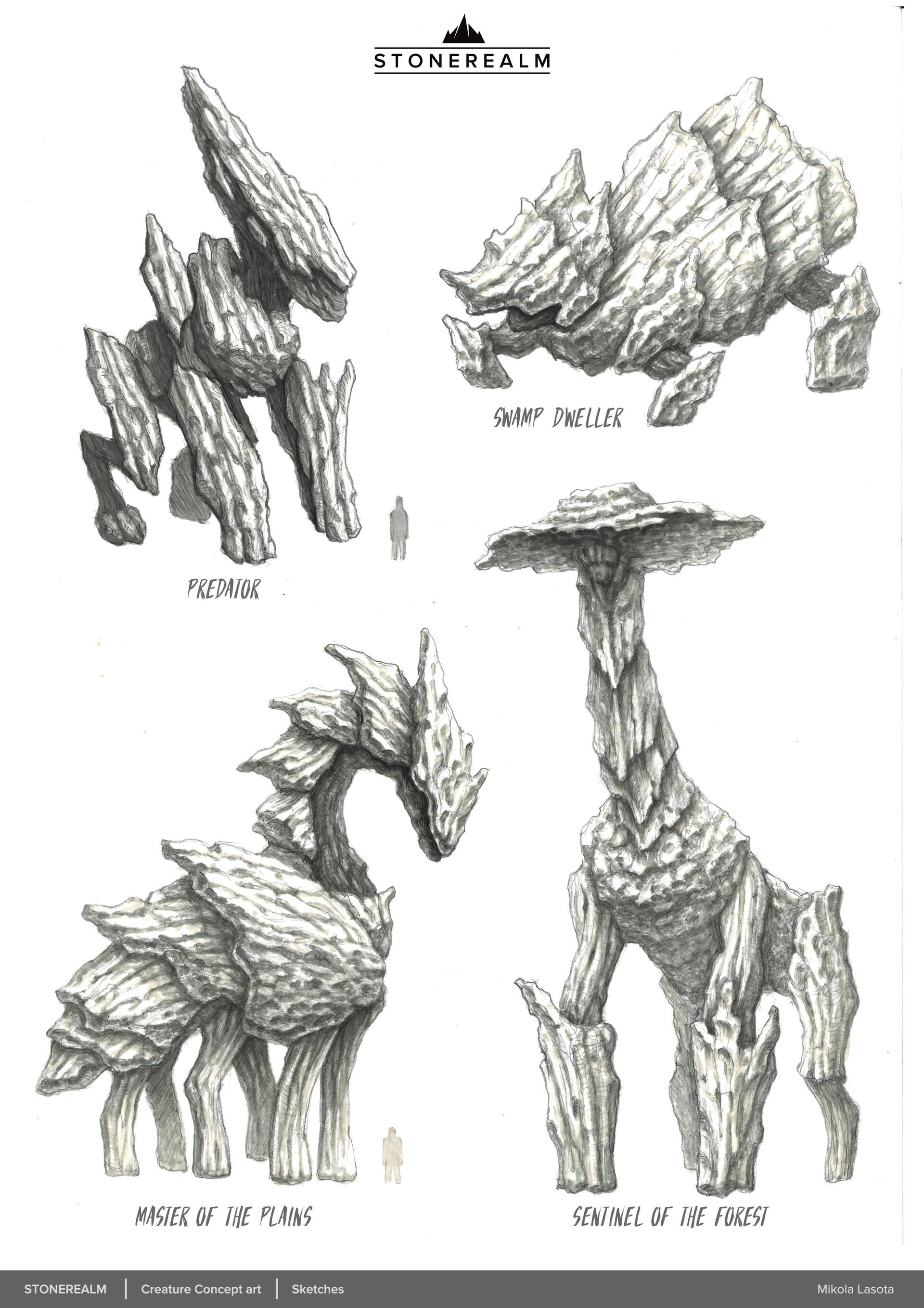 Mykola Lasota - Stonerealm - Creature concept art