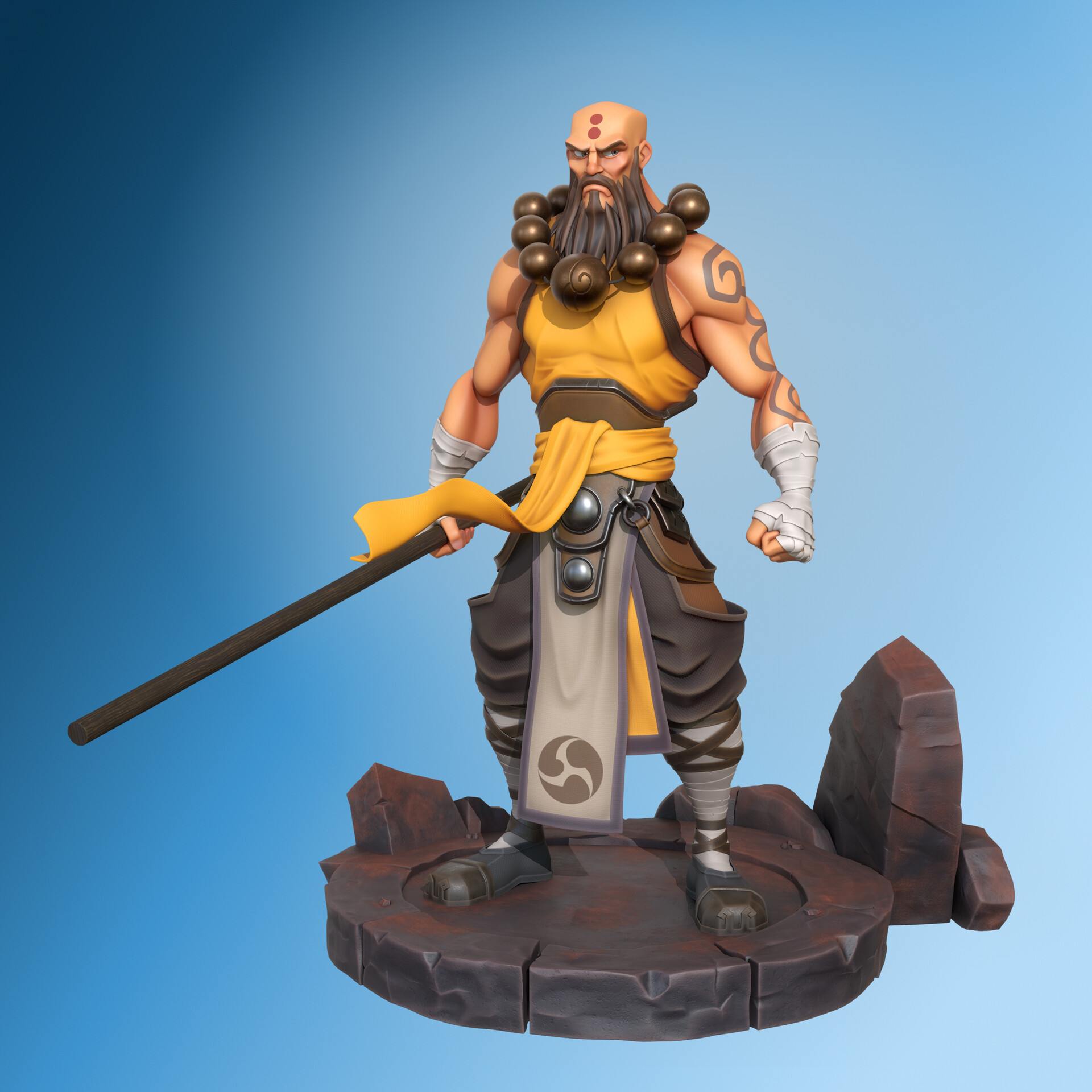 ArtStation - Diablo 3 - Monk Stylized