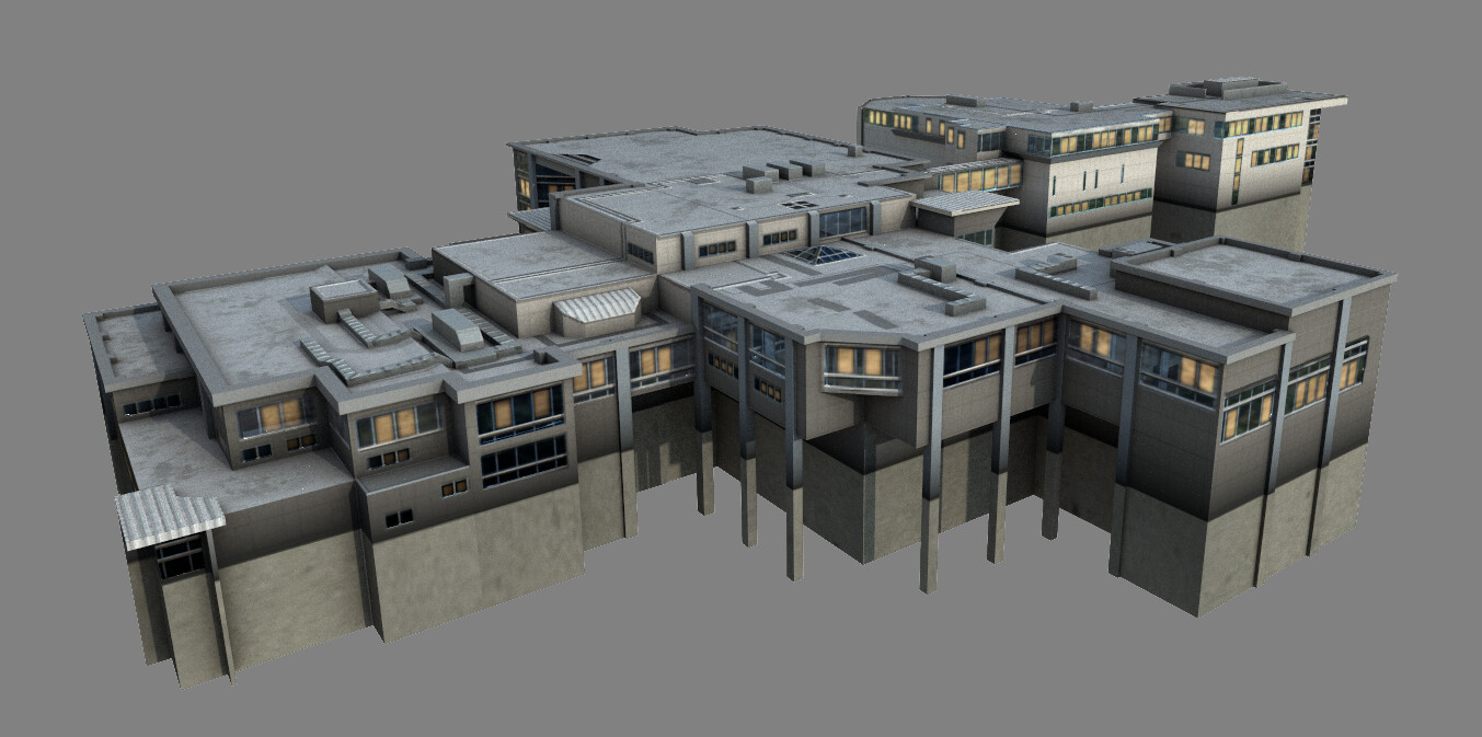 ArtStation - flight simulator buildings