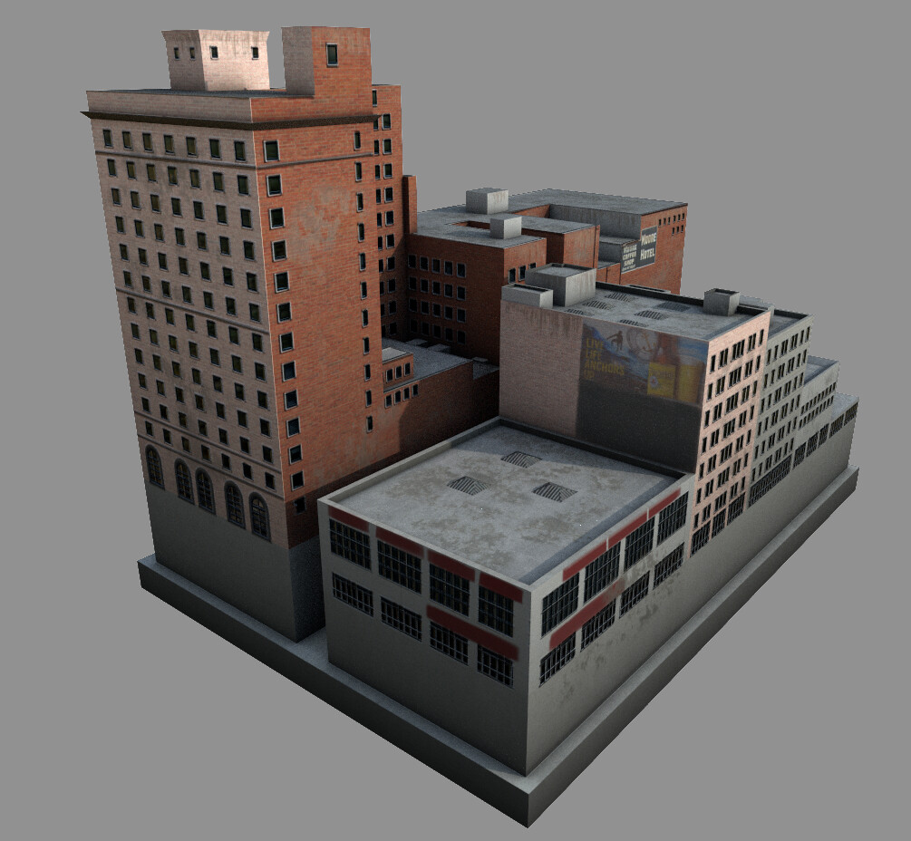 Andriy Korchak - flight simulator buildings