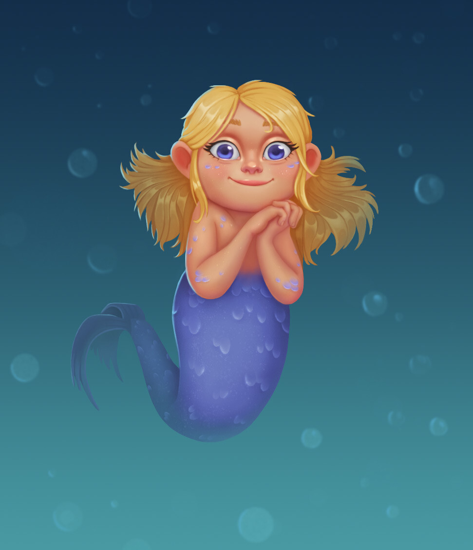 ArtStation - Little mermaid