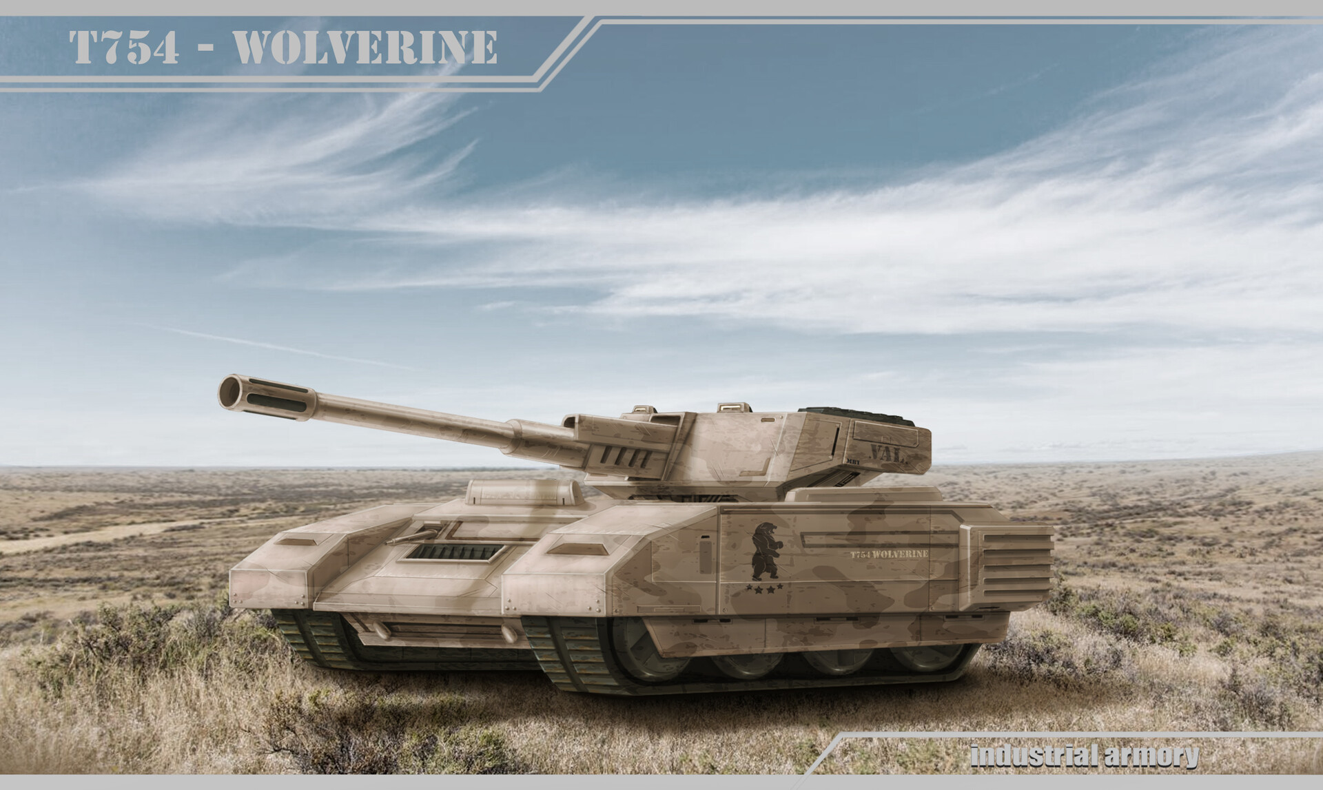 ArtStation - T754 Wolverine