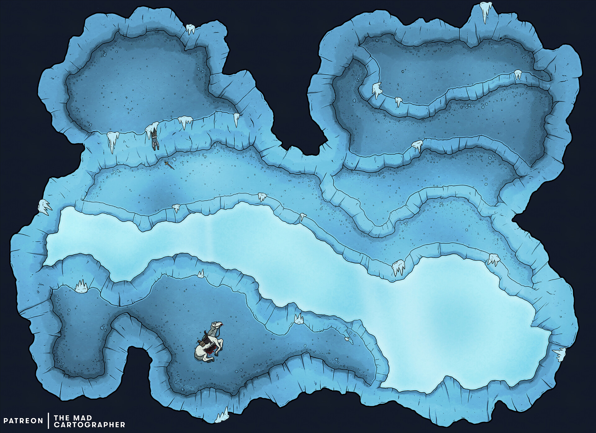 Ice Cavern Map