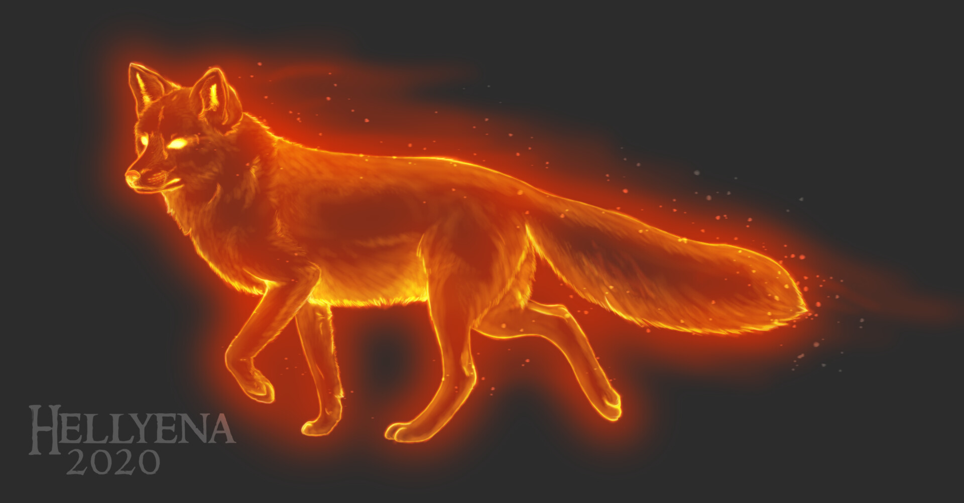 ArtStation - Glowing Fox
