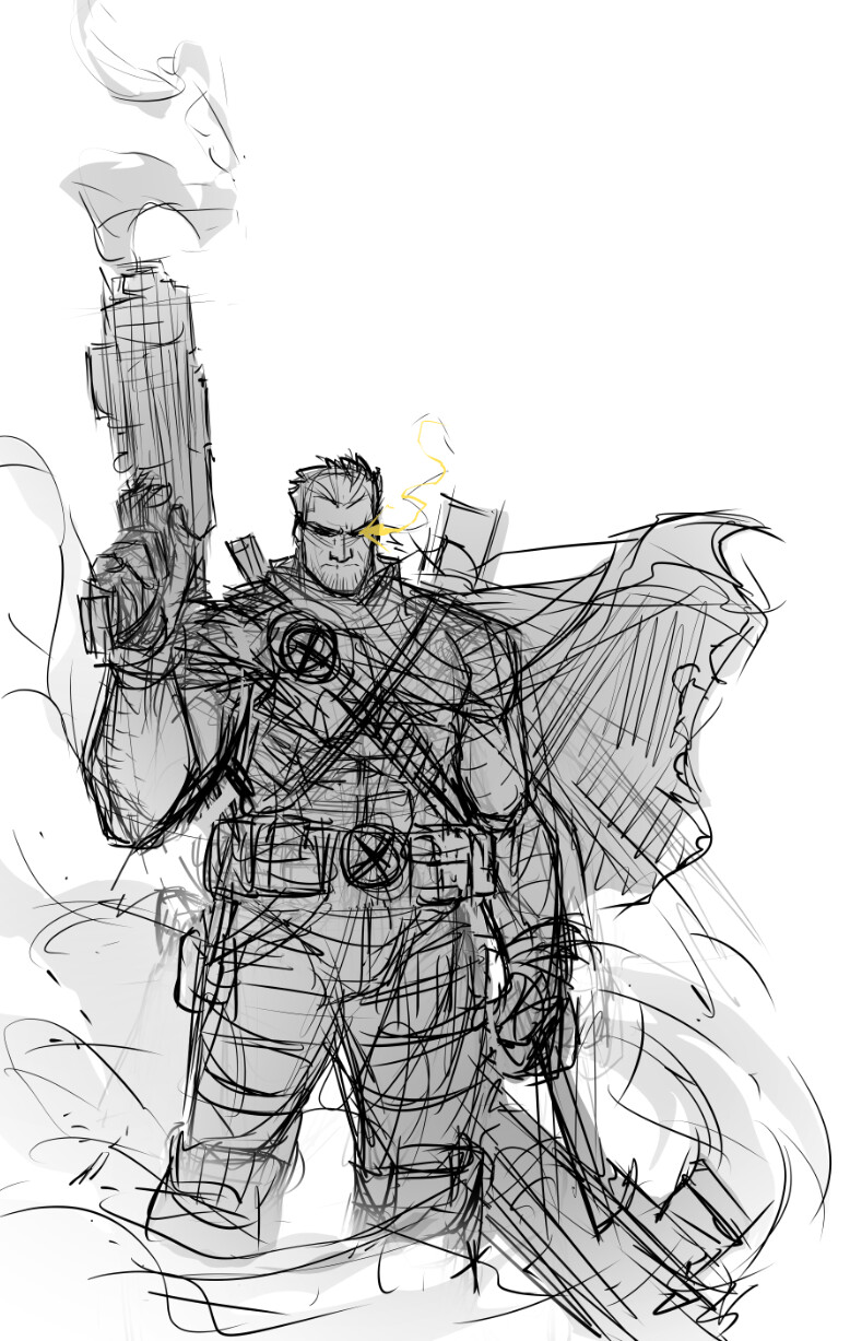 ArtStation - Cable sketch